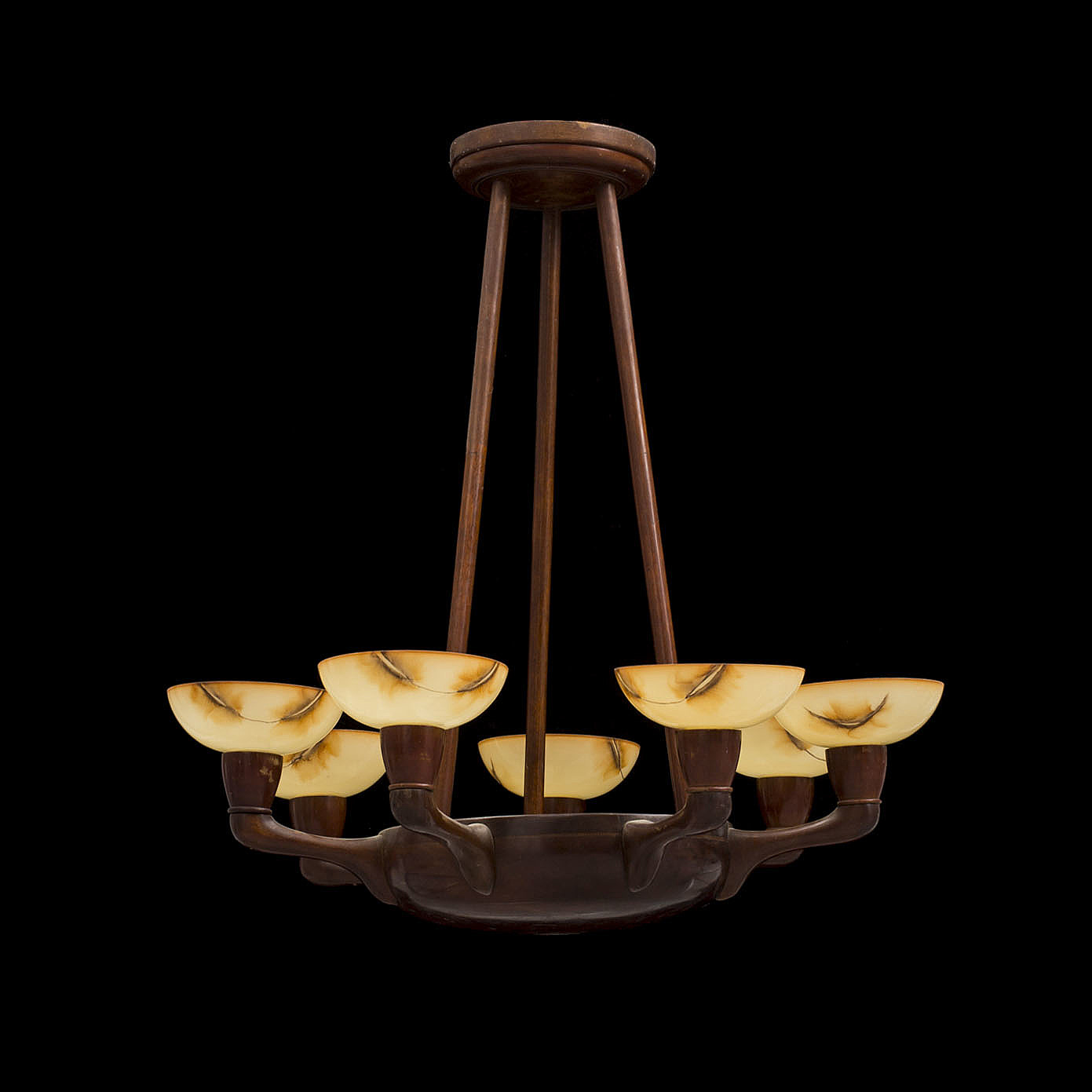 A 1920s ceiling light. - Bukowskis