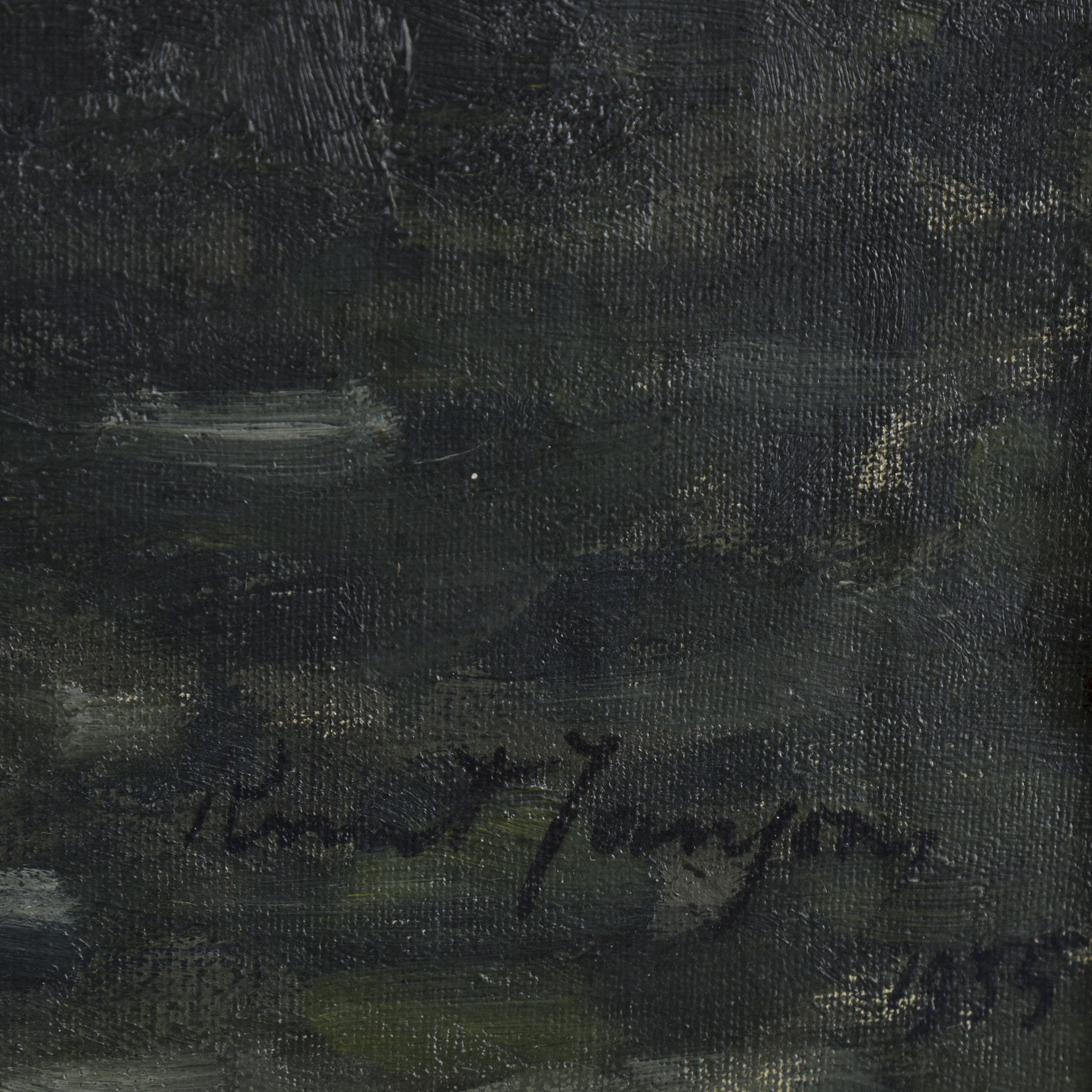 KNUT JANSON, oil on canvas, signed. - Bukowskis