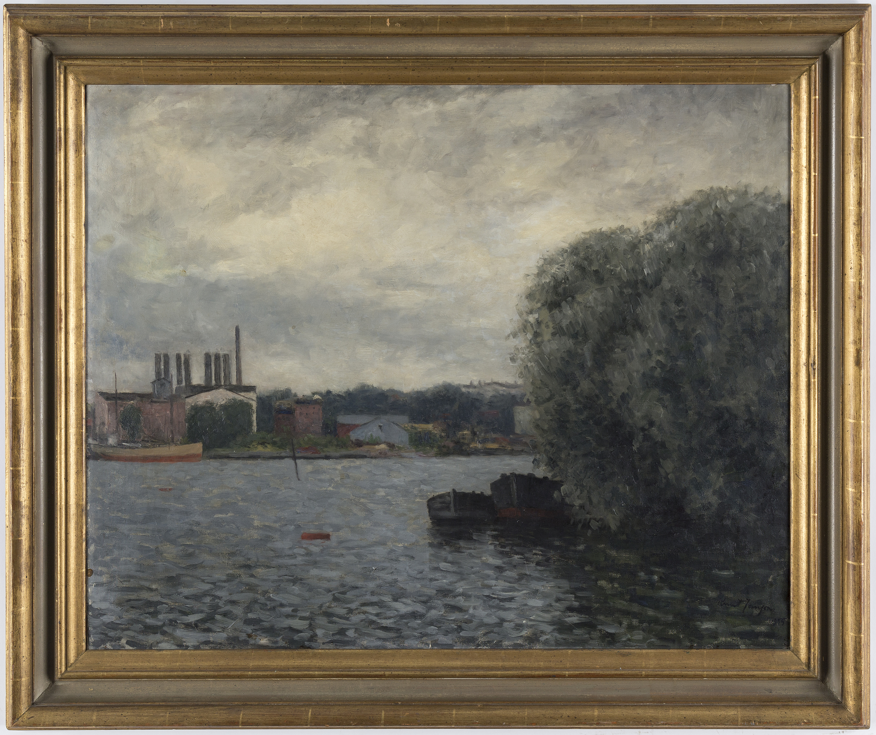 KNUT JANSON, oil on canvas, signed. - Bukowskis