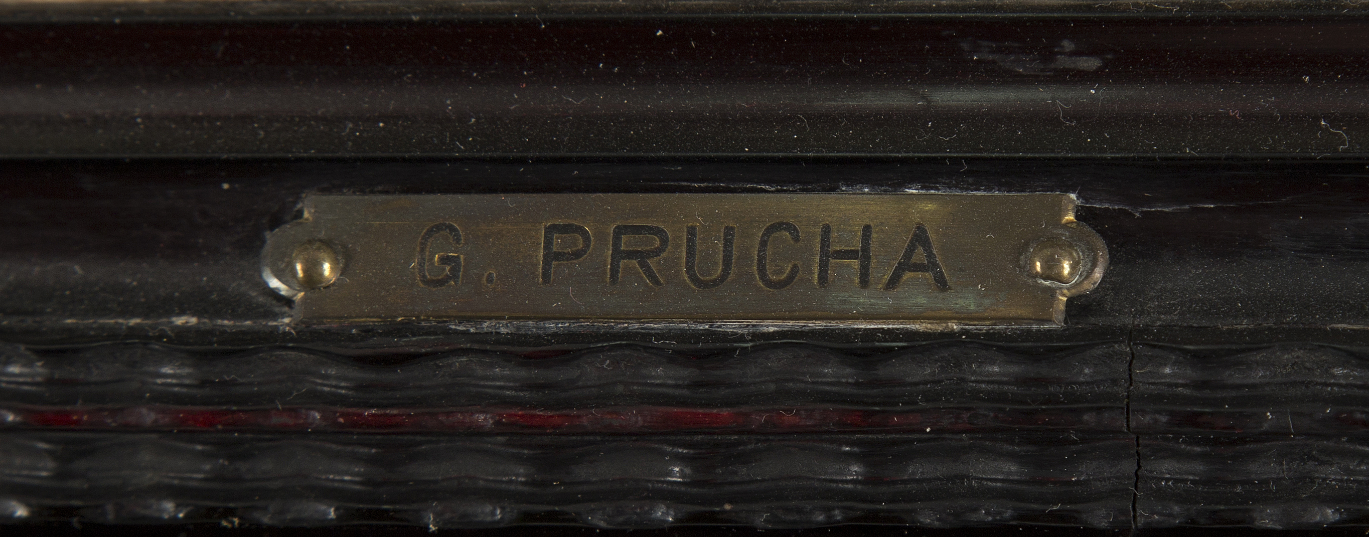 GUSTAV PRUCHA, oil on panel, signed. - Bukowskis