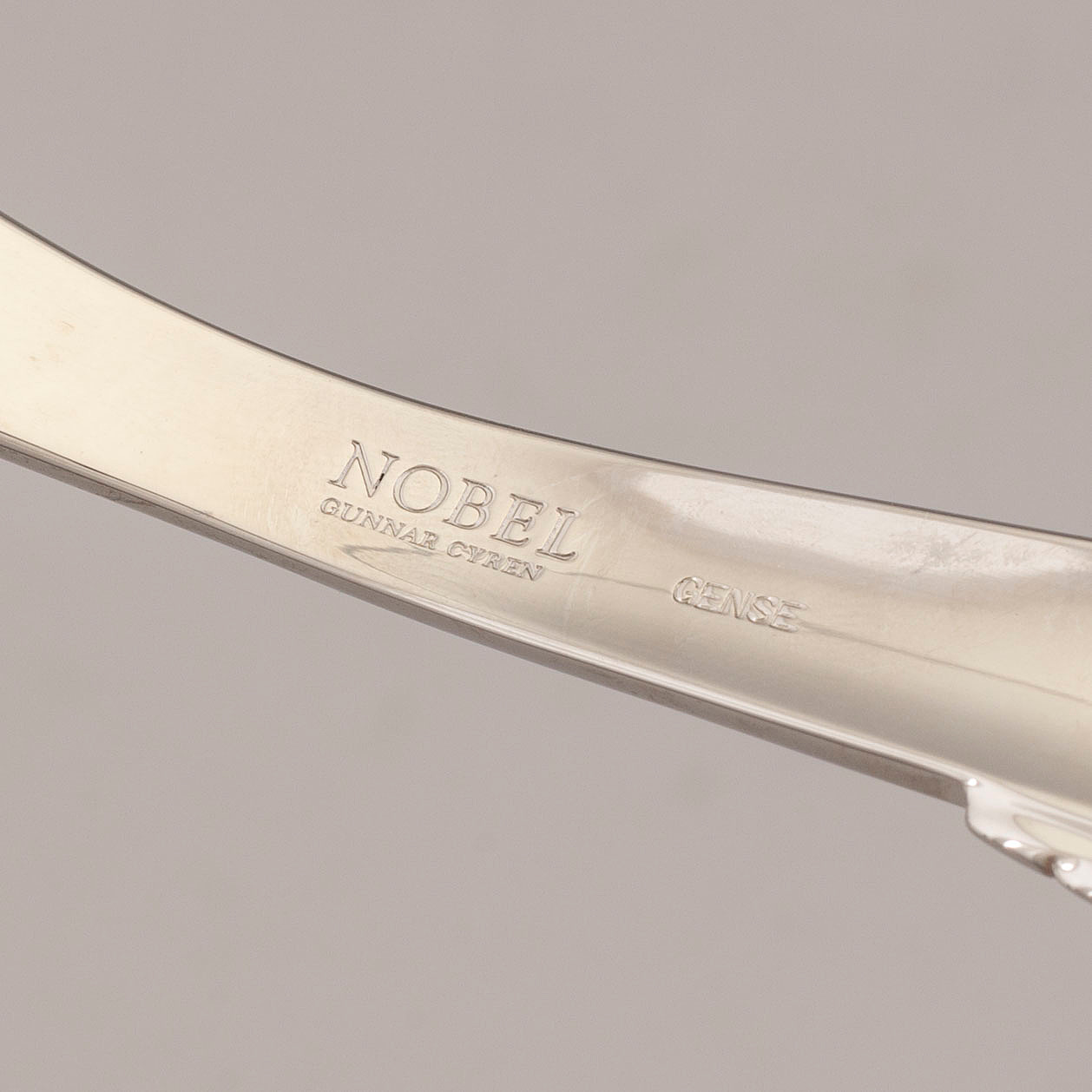 GUNNAR CYRÉN, a set of twelve pieces stainless steel flatware "Nobel ...
