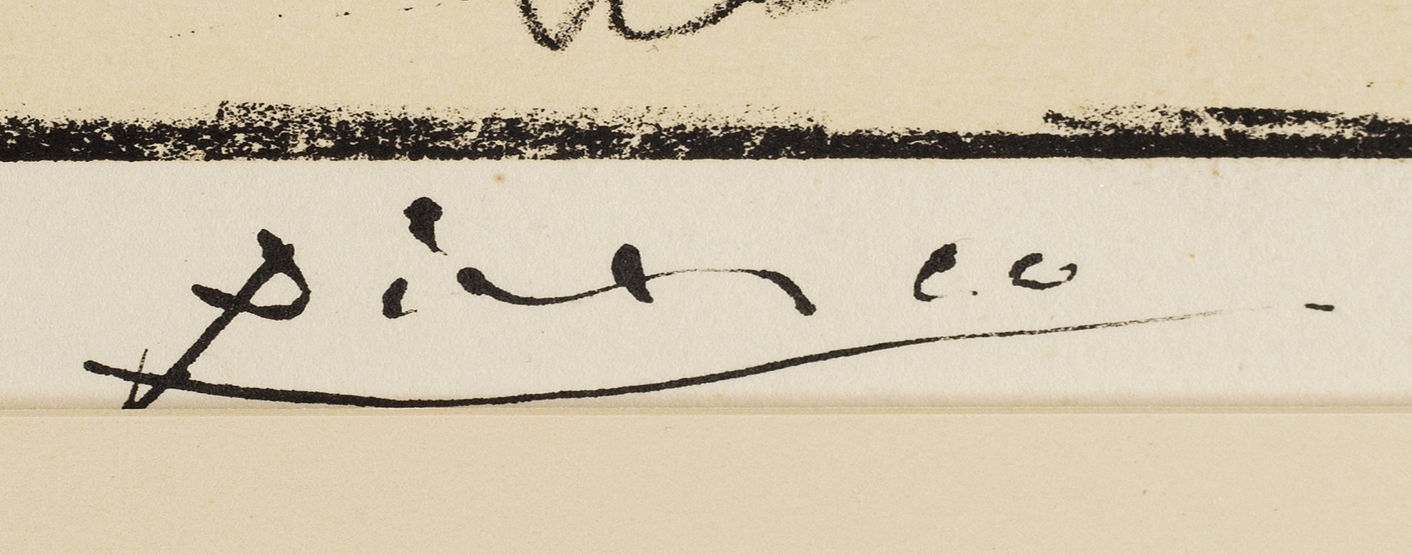 PABLO PICASSO, lithograph, 1957, printed signature. - Bukowskis