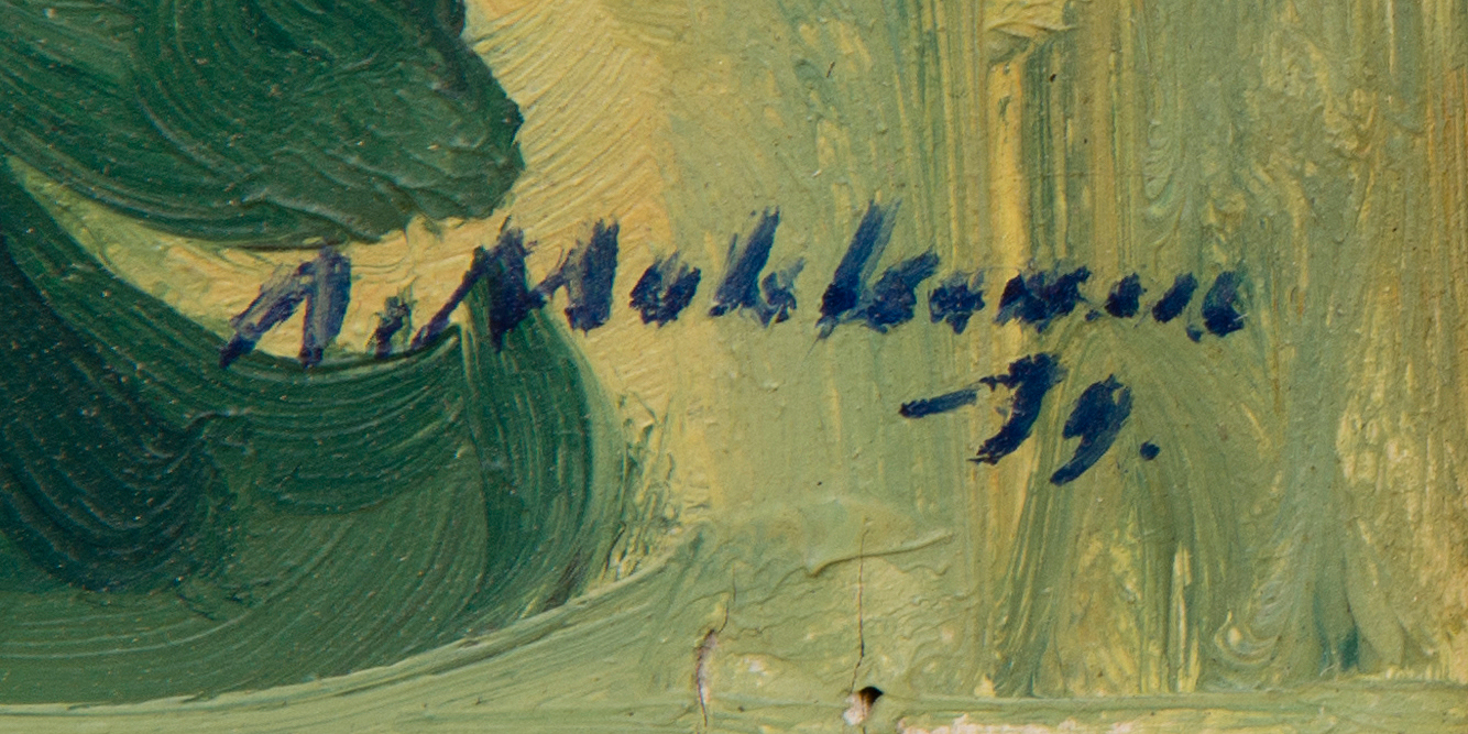 ARVO MAKKONEN, oil on panel, signed and dated -39. - Bukowskis