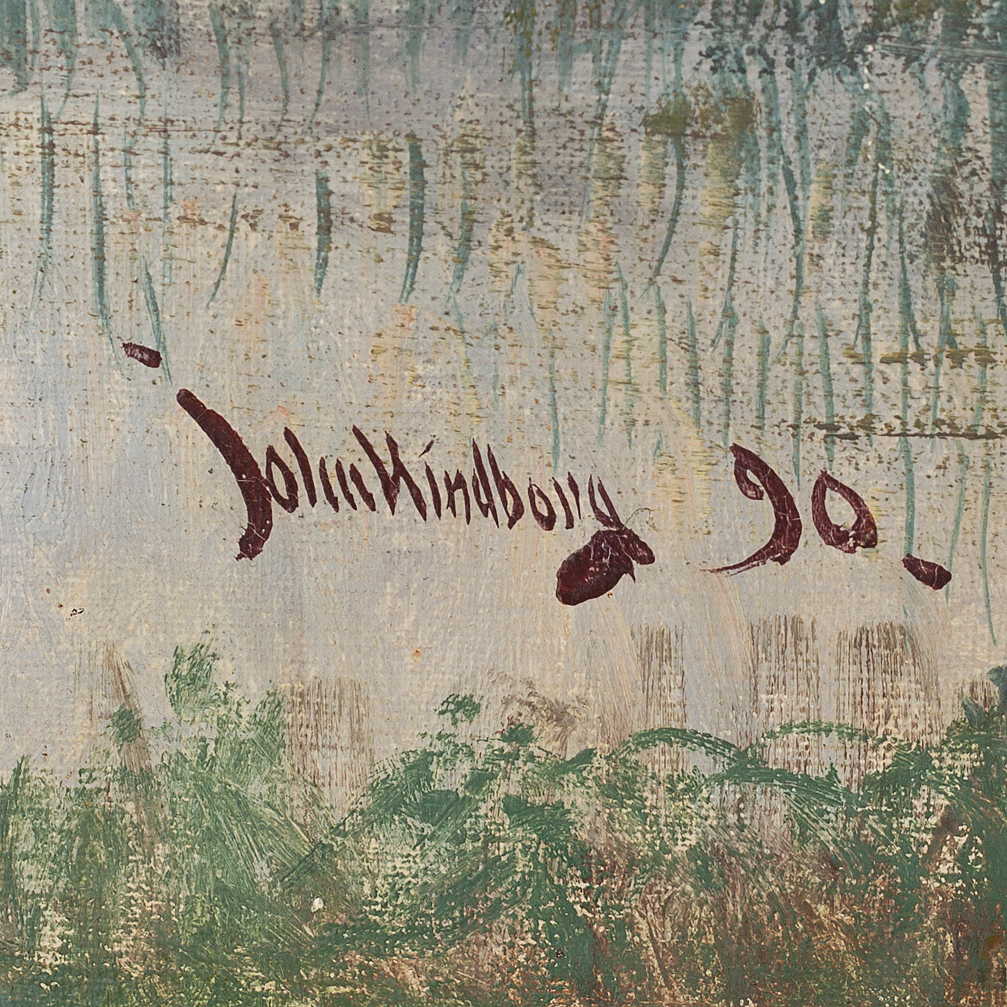 JOHAN "JOHN" KINDBORG, oil on canvas, signed and dated -90. - Bukowskis