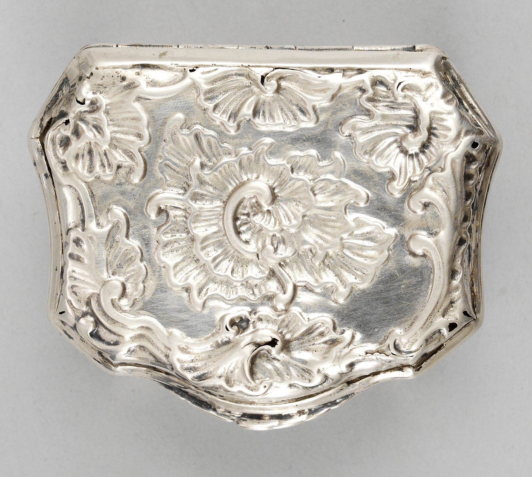SNUSDOSA, silver, ostämplad, 1700-tal. - Bukowskis