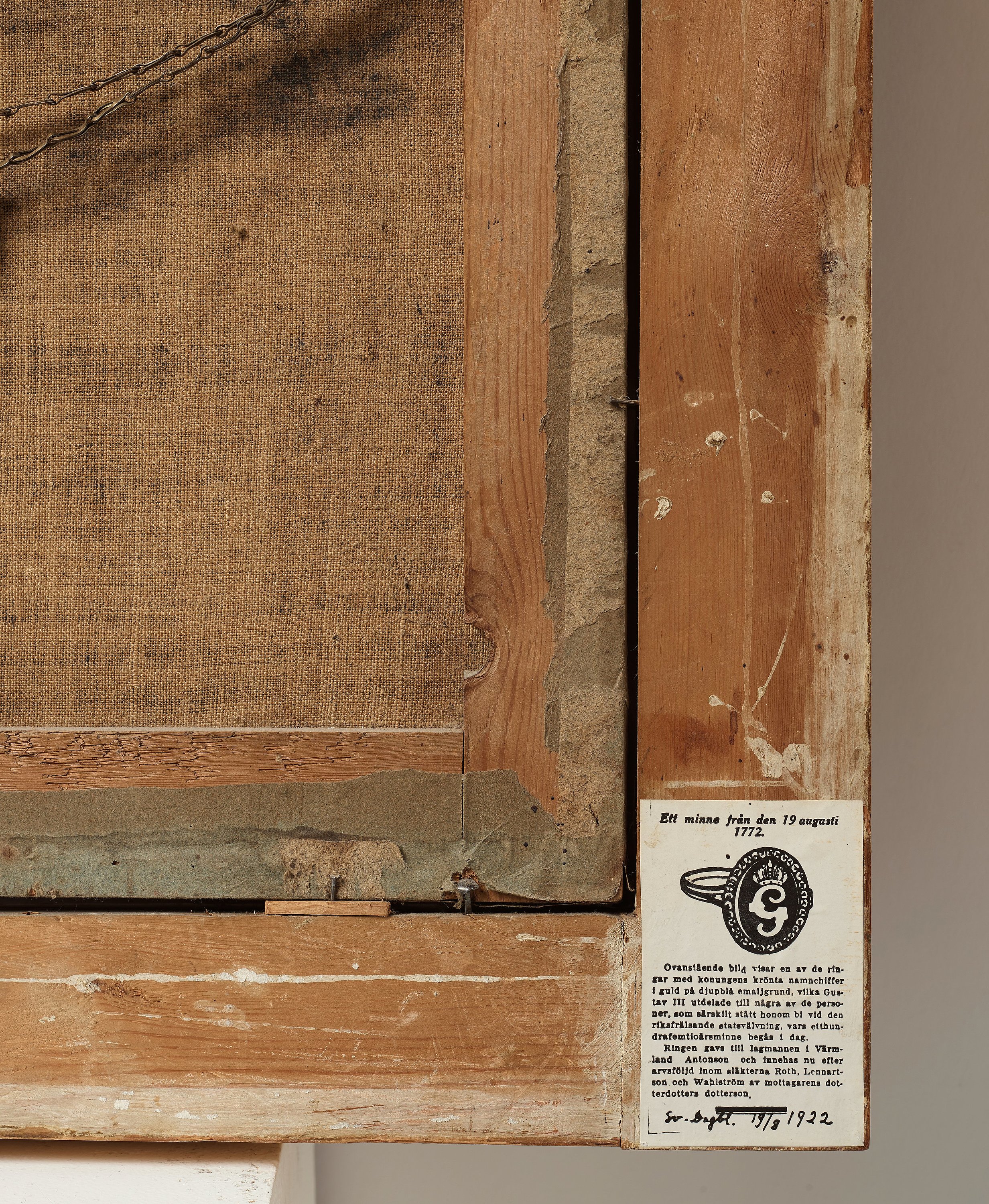 Jonas Forsslund Tillskriven, ”Reinhold Antonsson” (1717-1800). - Bukowskis