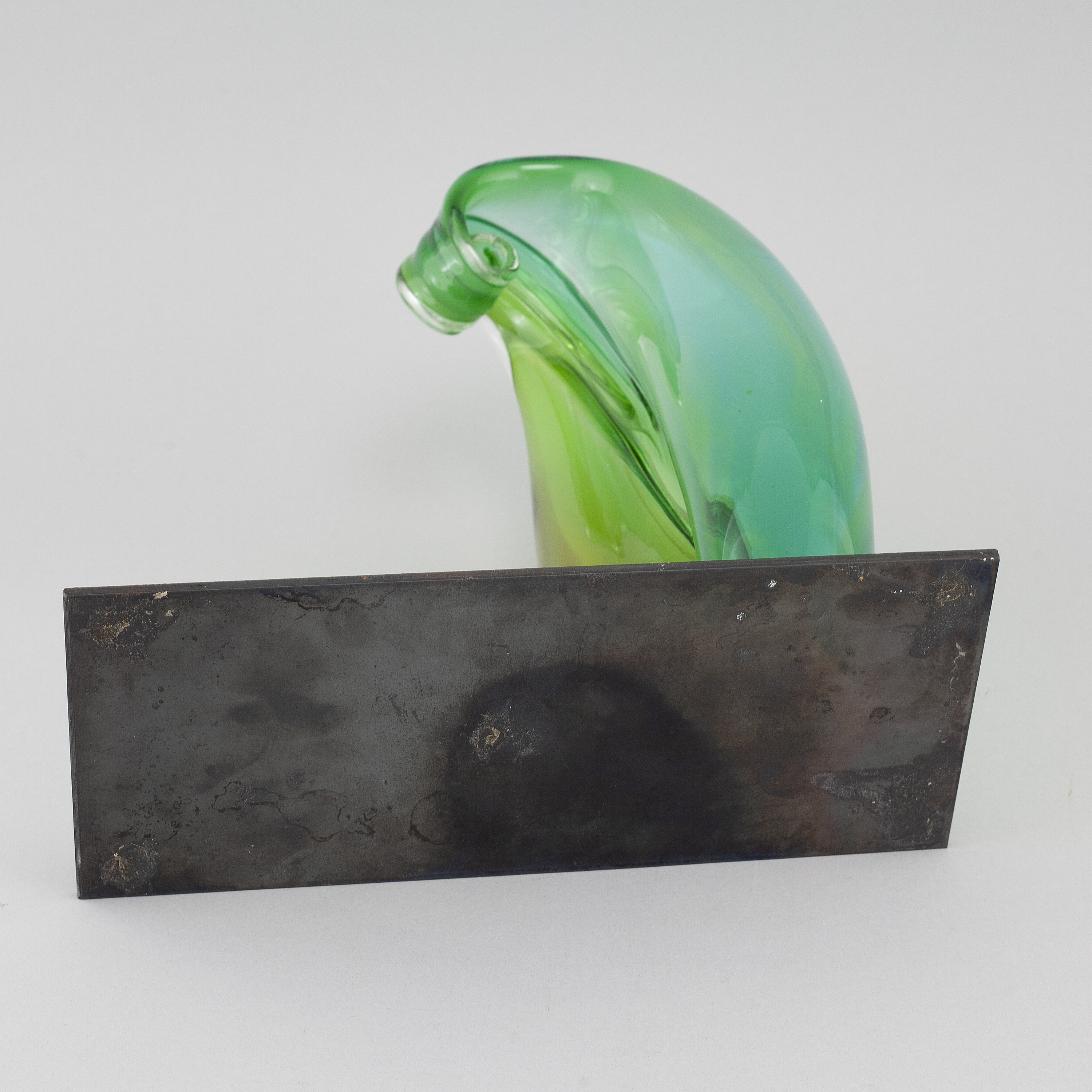 RICHARD RACKHAM, objekt, 2 st, glas, signerade, ett daterat -04 ...