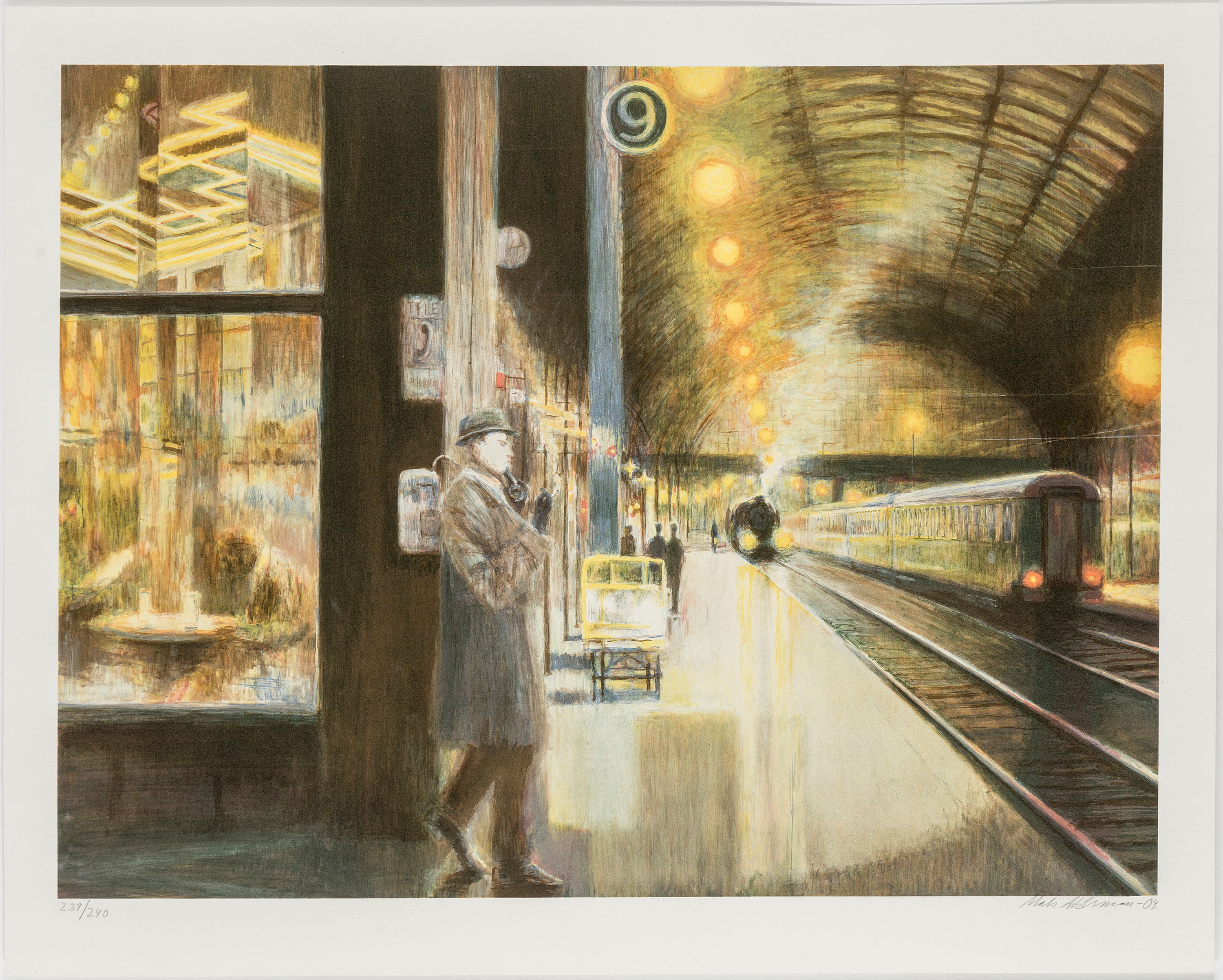 MATS ÅKERMAN, litografi, signerad och numrerad 239/240, daterad -04 ...