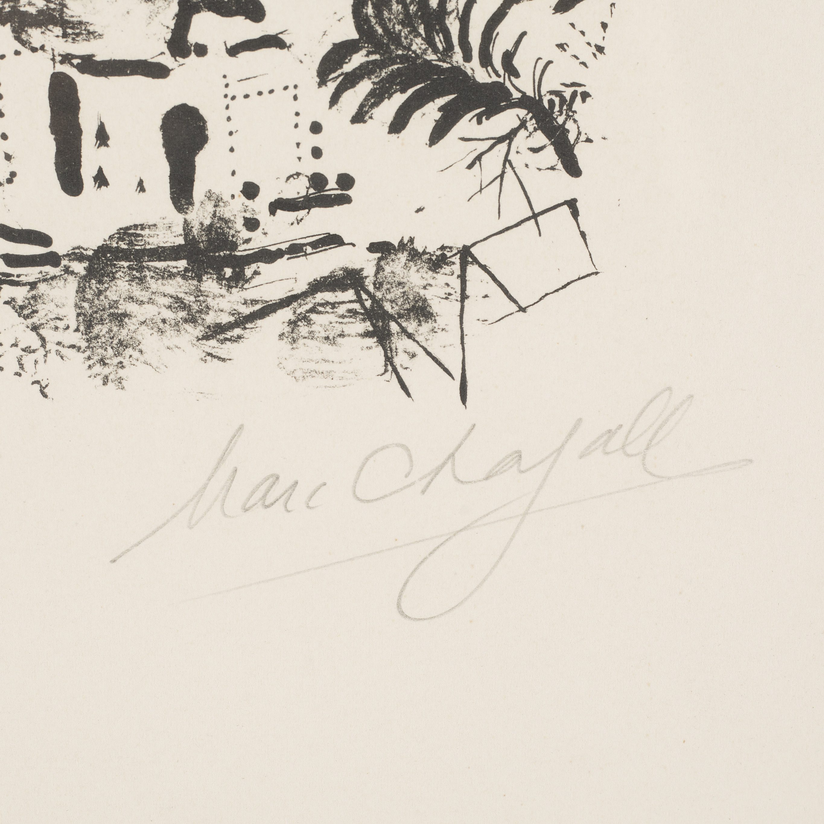 MARC CHAGALL, lithograph, 1957, signed in pencil and numbered 76/90 ...