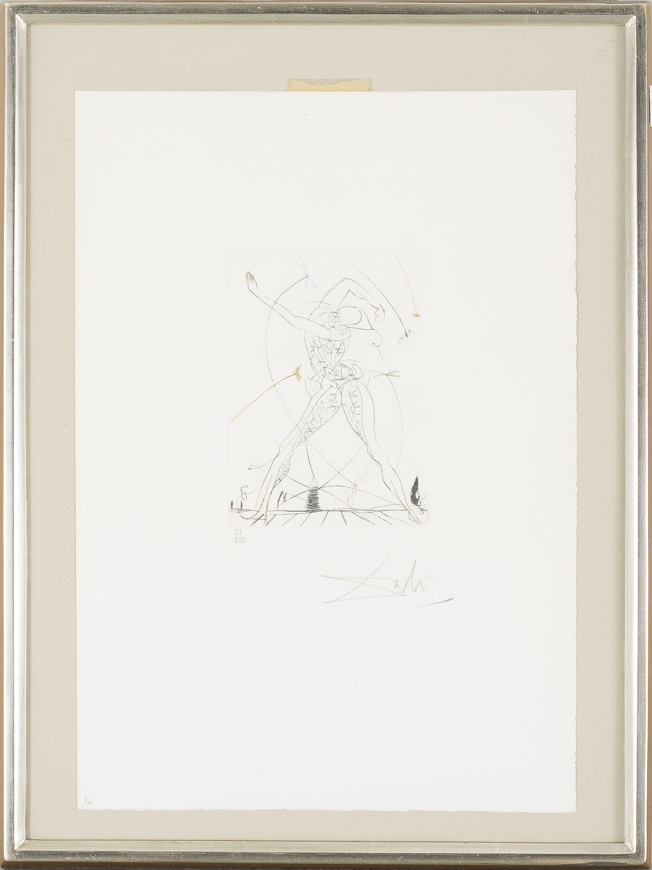 SALVADOR DALÍ, an etching, signed and numbered 28/250. - Bukowskis