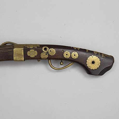 A japanese match lock teppo gun, Edo period. - Bukowskis