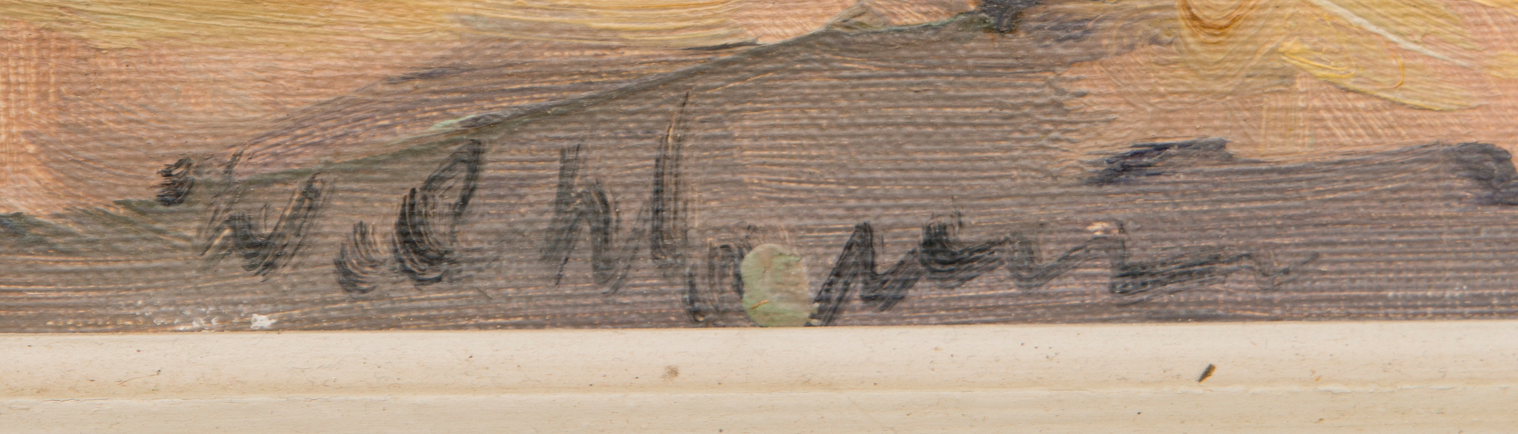 WILLIAM AHLGREN, olja på skiva, signerad. - Bukowskis