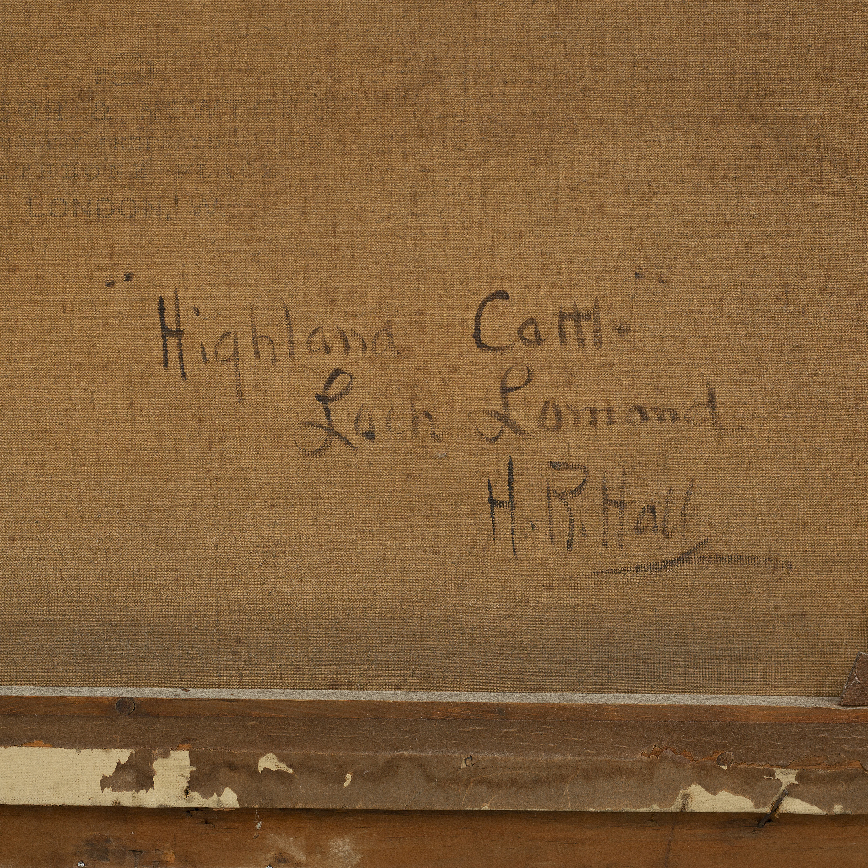 H.R. HALL, olja på duk, signerad. - Bukowskis