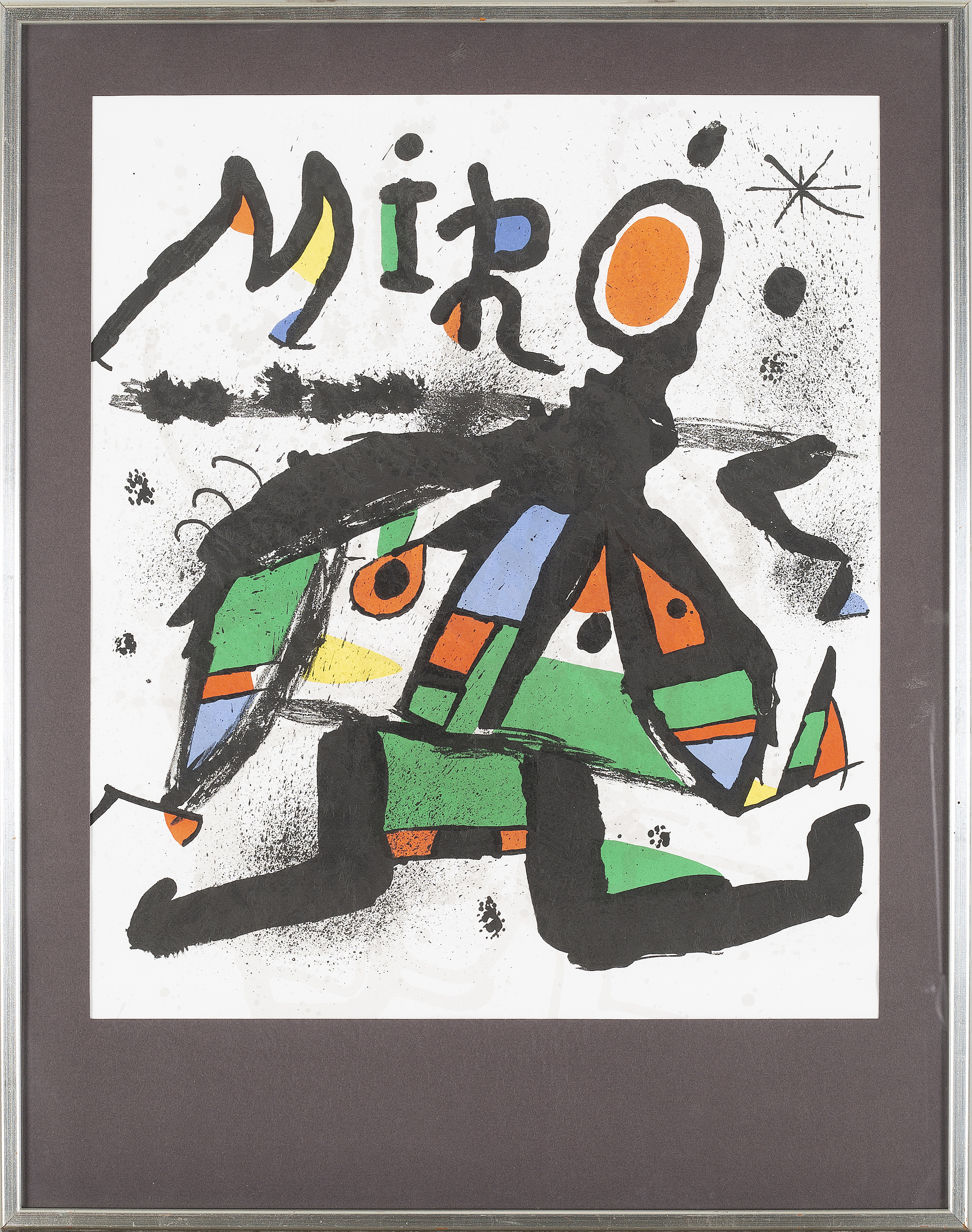 JOAN MIRÓ, an exhibition poster for Galleri Maeght, 1979. - Bukowskis