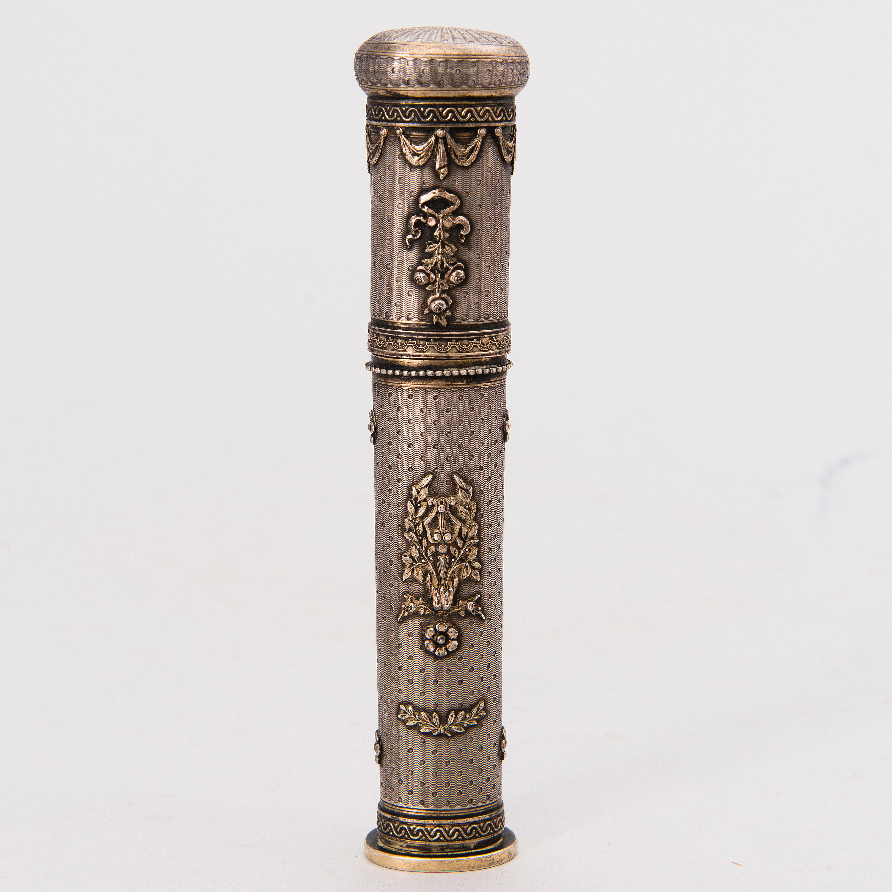 A French silver signet stamp, maker's mark E.G., second half of 19th ...