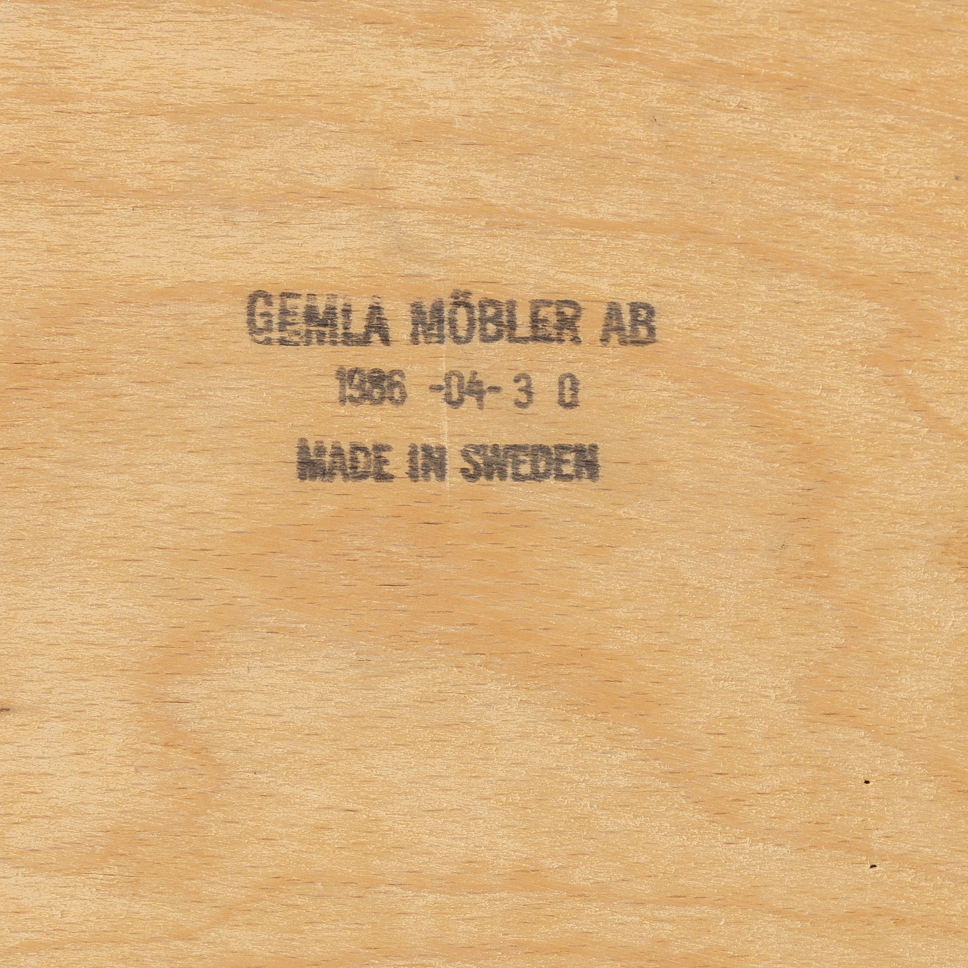 Six 1980s chairs by Gemla, Sweden. - Bukowskis