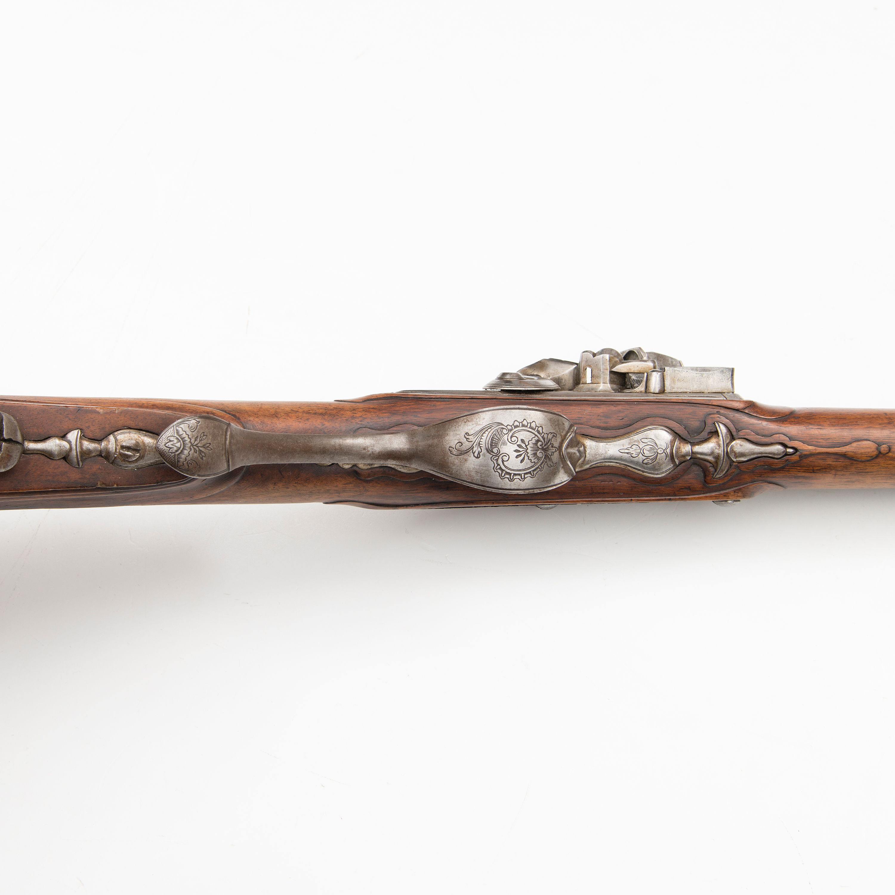 A flintlock rifle by Charles Bauduin, Liege, second half of 18th ...