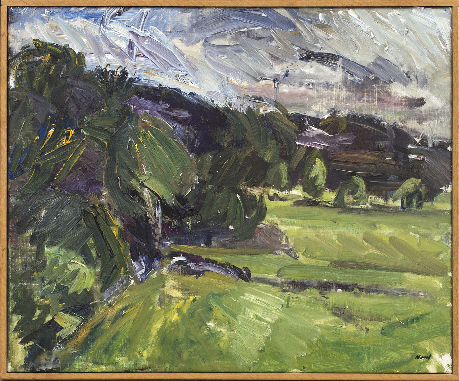 PER-OLOF NORD, oil on canvas signed. - Bukowskis