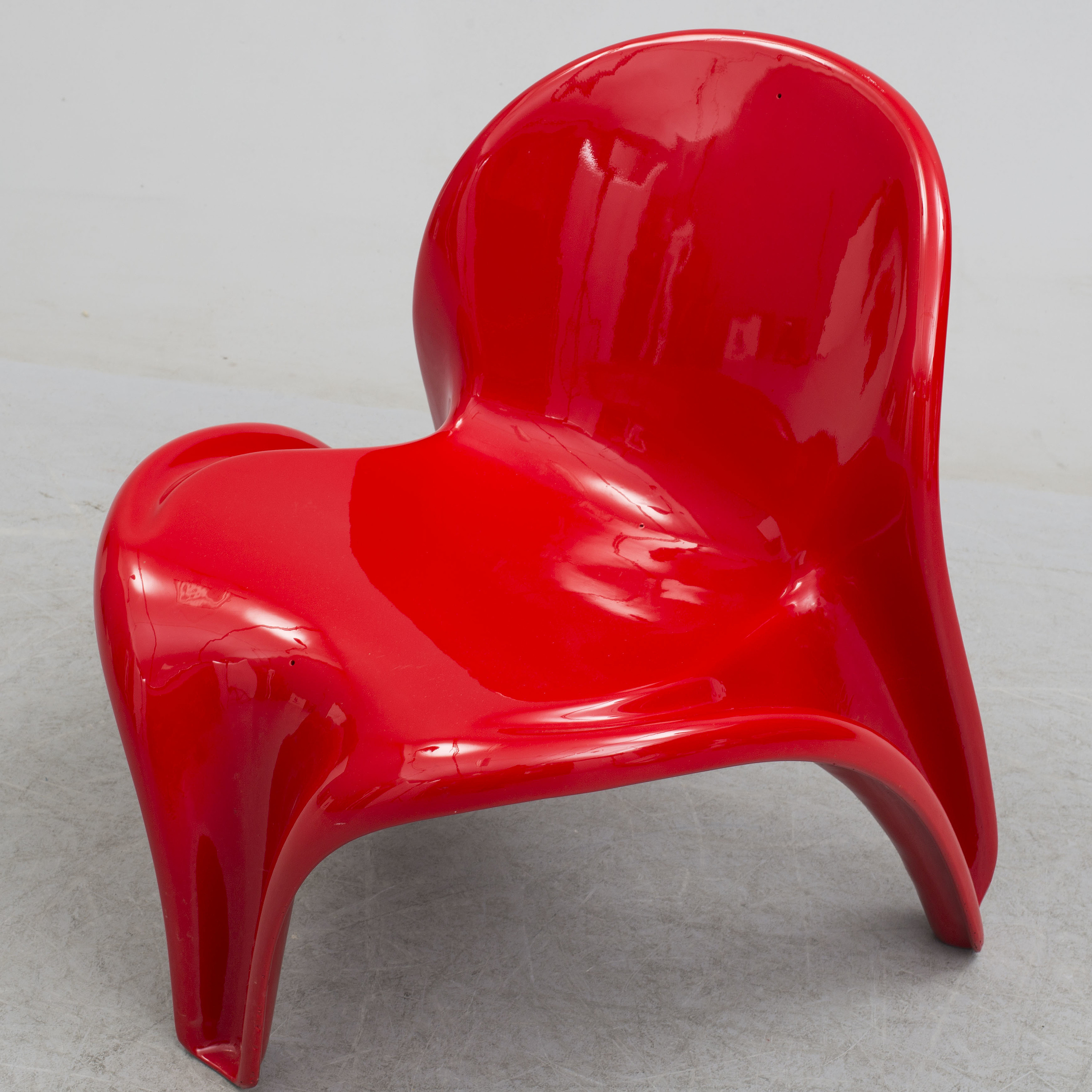 AAGE EGERIIS, a glass fibre lounge chair from France & Son, Denmark ...