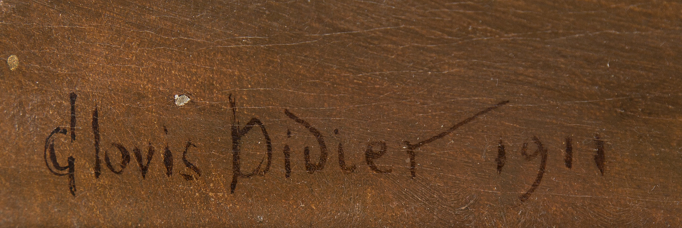 CLOVIS DIDIER, oil on canvas, signed and dated 1911. - Bukowskis