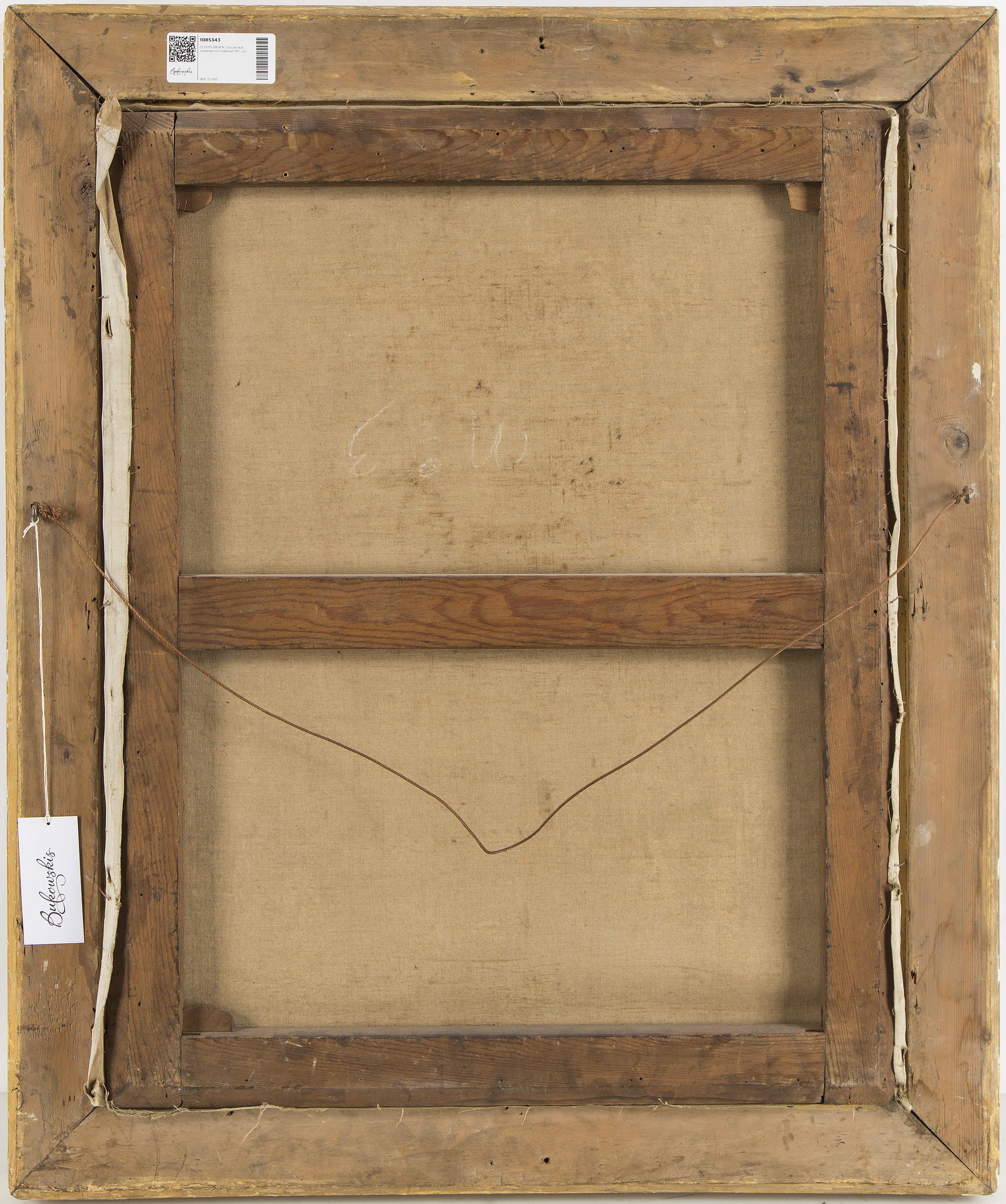 CLOVIS DIDIER, oil on canvas, signed and dated 1911. - Bukowskis