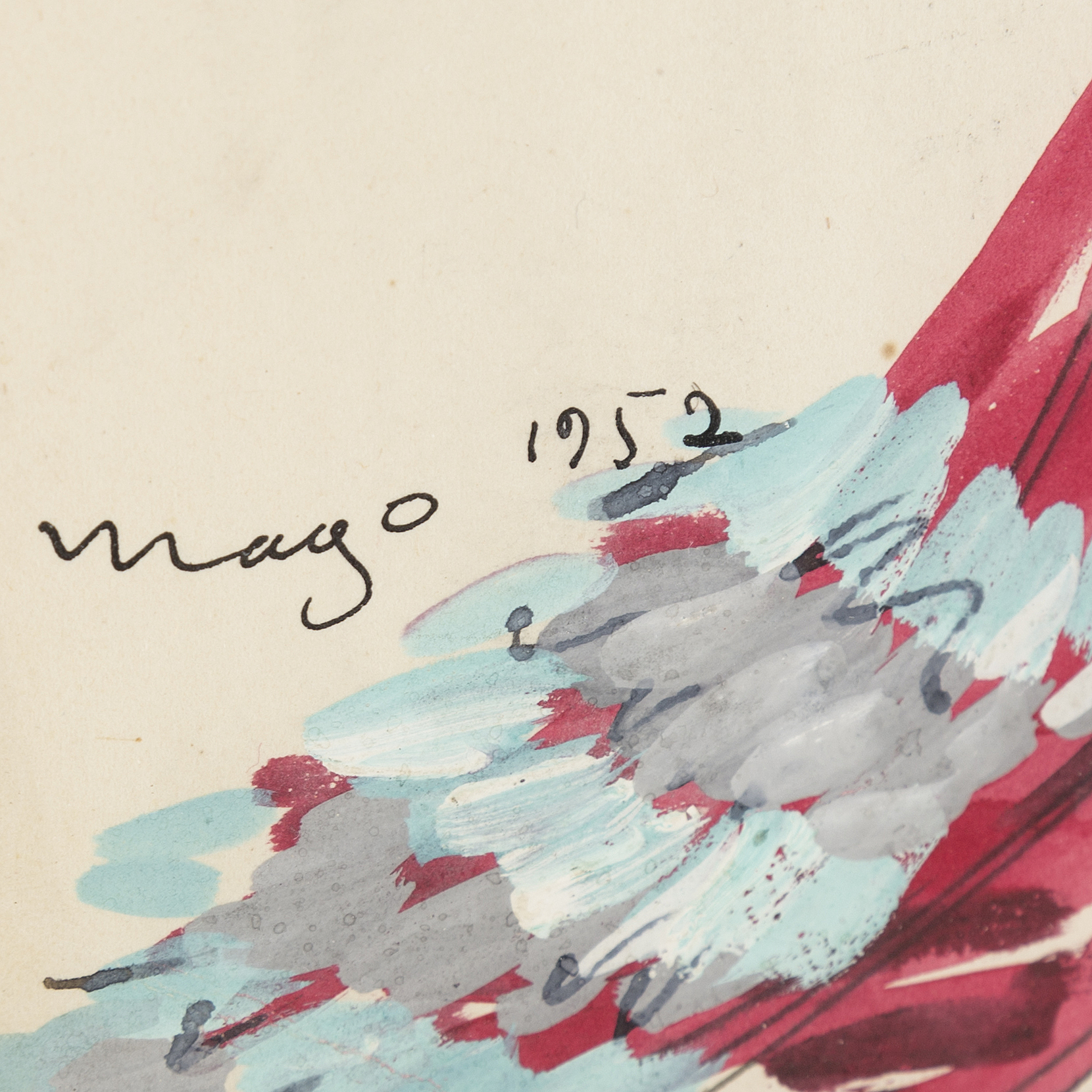 MAX GOLDSTEIN, watercolour, signed and dated 1952. - Bukowskis