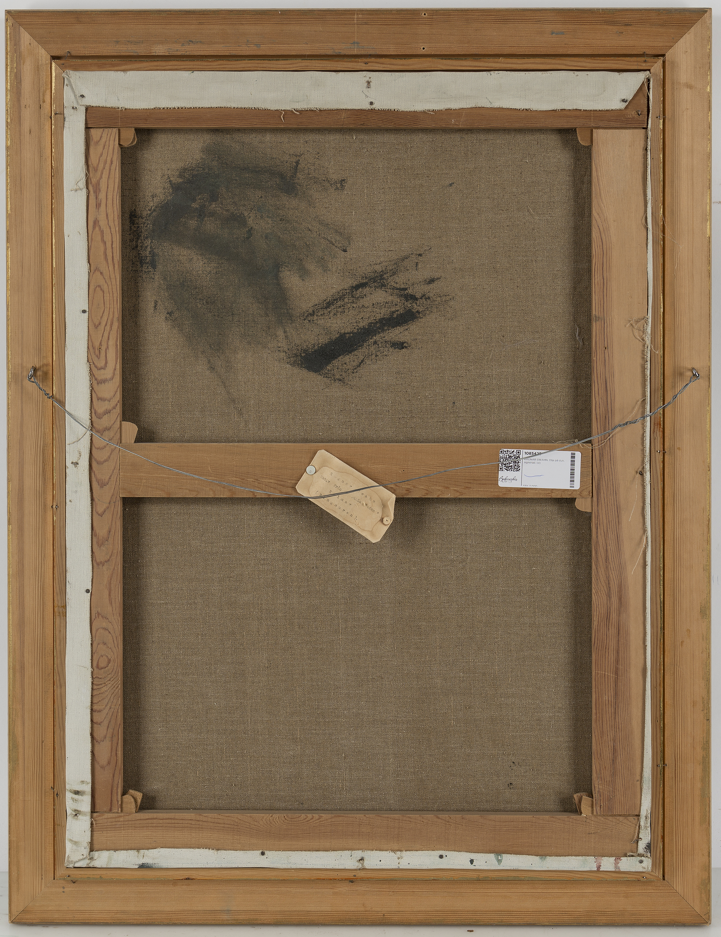 RAGNAR SWAHN, oil on canvas, signed. - Bukowskis