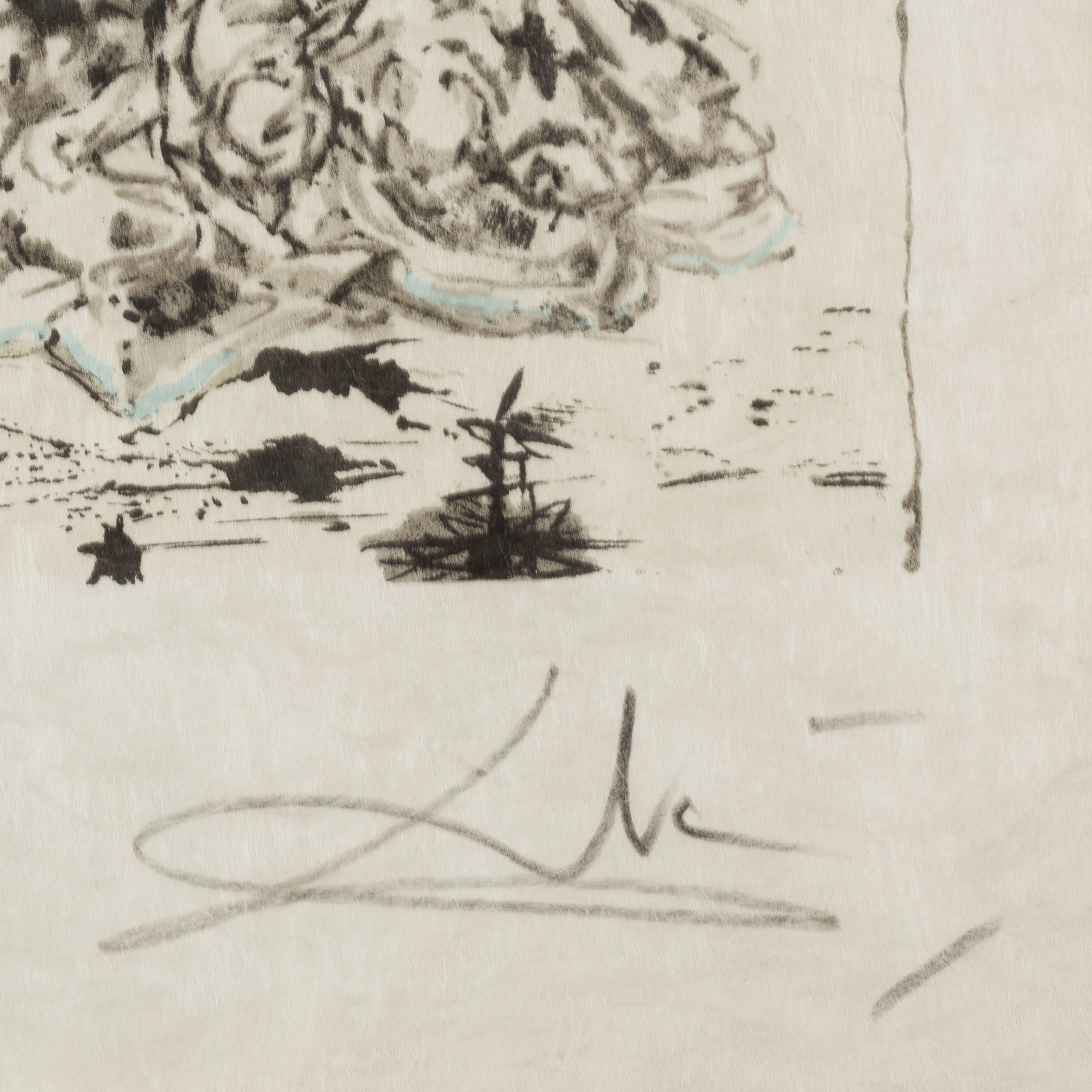 Salvador Dalí Lithograph Signed And Numbered Bukowskis