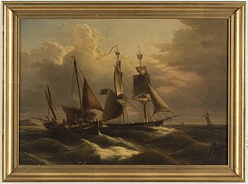 CARL EDUARD ONKEN, olja på duk, signerad och daterad 1867 a tergo ...