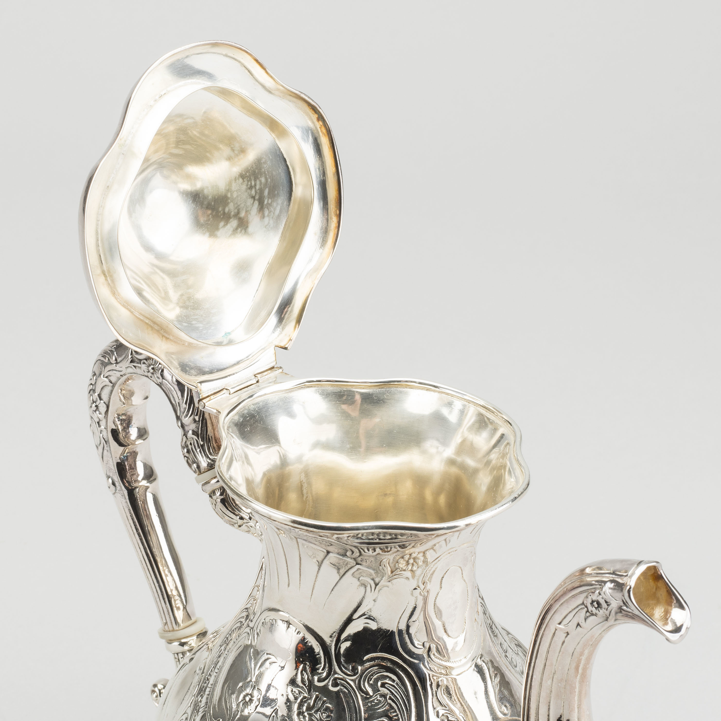 GEWE kaffekanna silver Malmö 1973. - Bukowskis