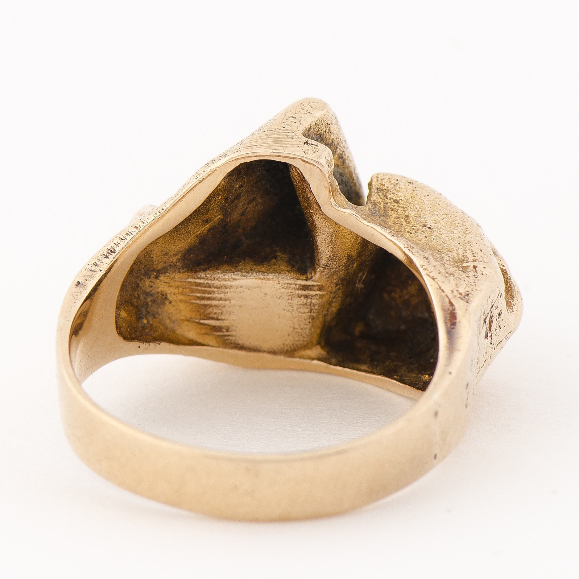 BJÖRN WECKSTRÖM, RING, "Polyfemos", 14K guld, kopparmalm. Lapponia 1970 ...