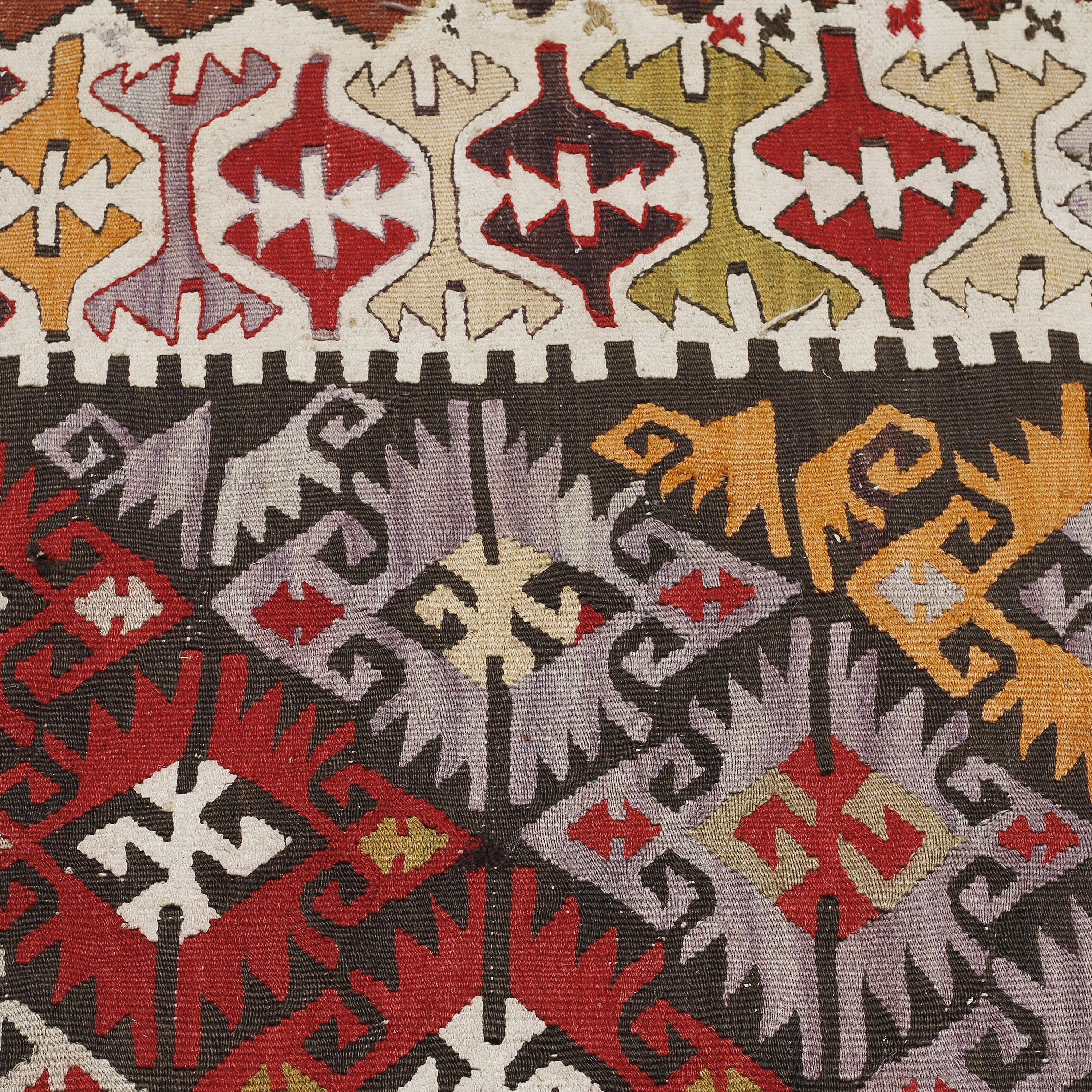 A kelim runner from Turkey, semiantique, ca 410 x 85 cm. - Bukowskis