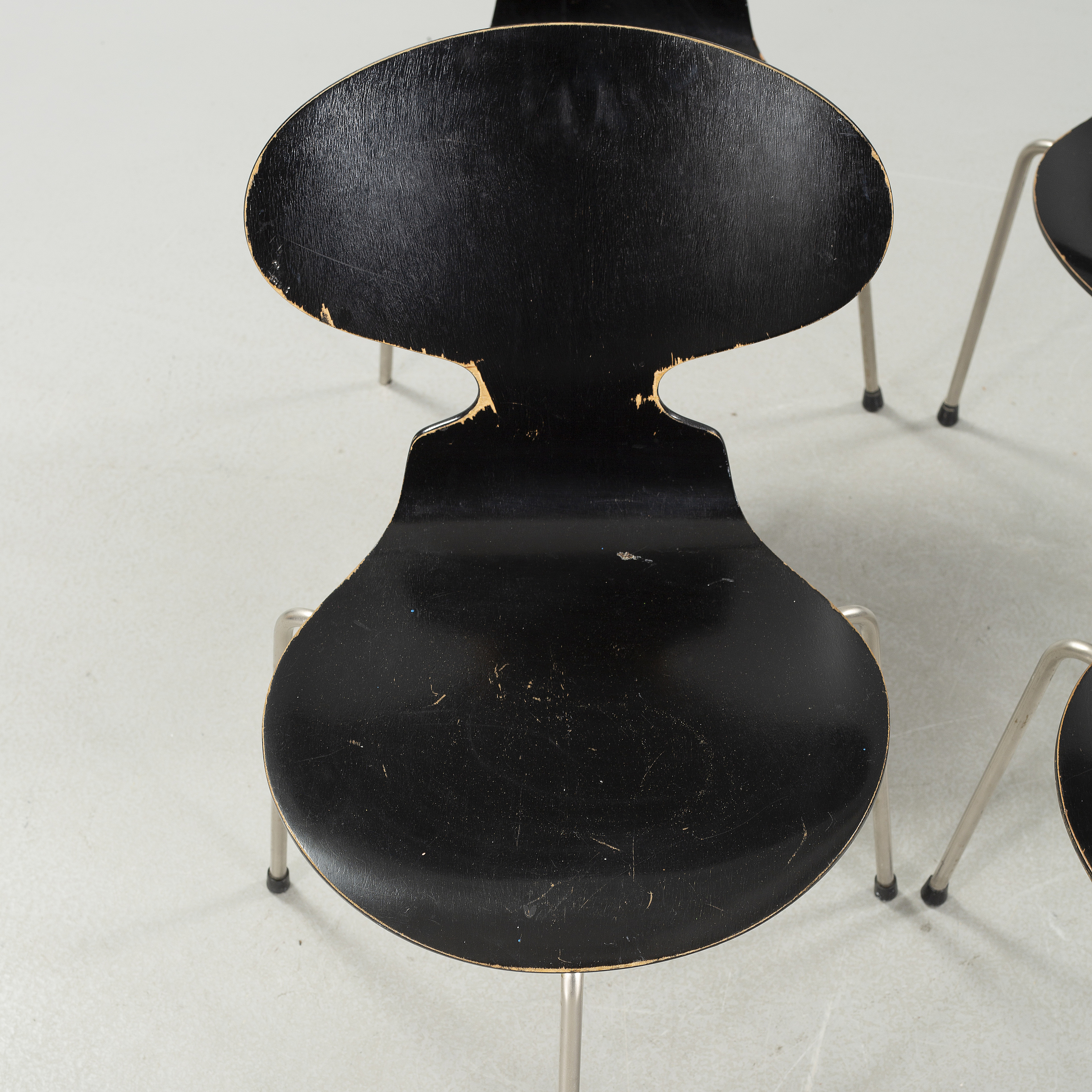 Eight "Myran" chairs by ARNE JACOBSEN for Fritz Hansen, Denmark ...
