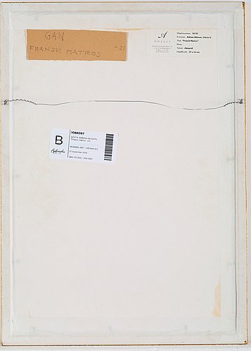 Gösta Adrian-Nilsson, "Fransk matros" (French sailor). - Bukowskis