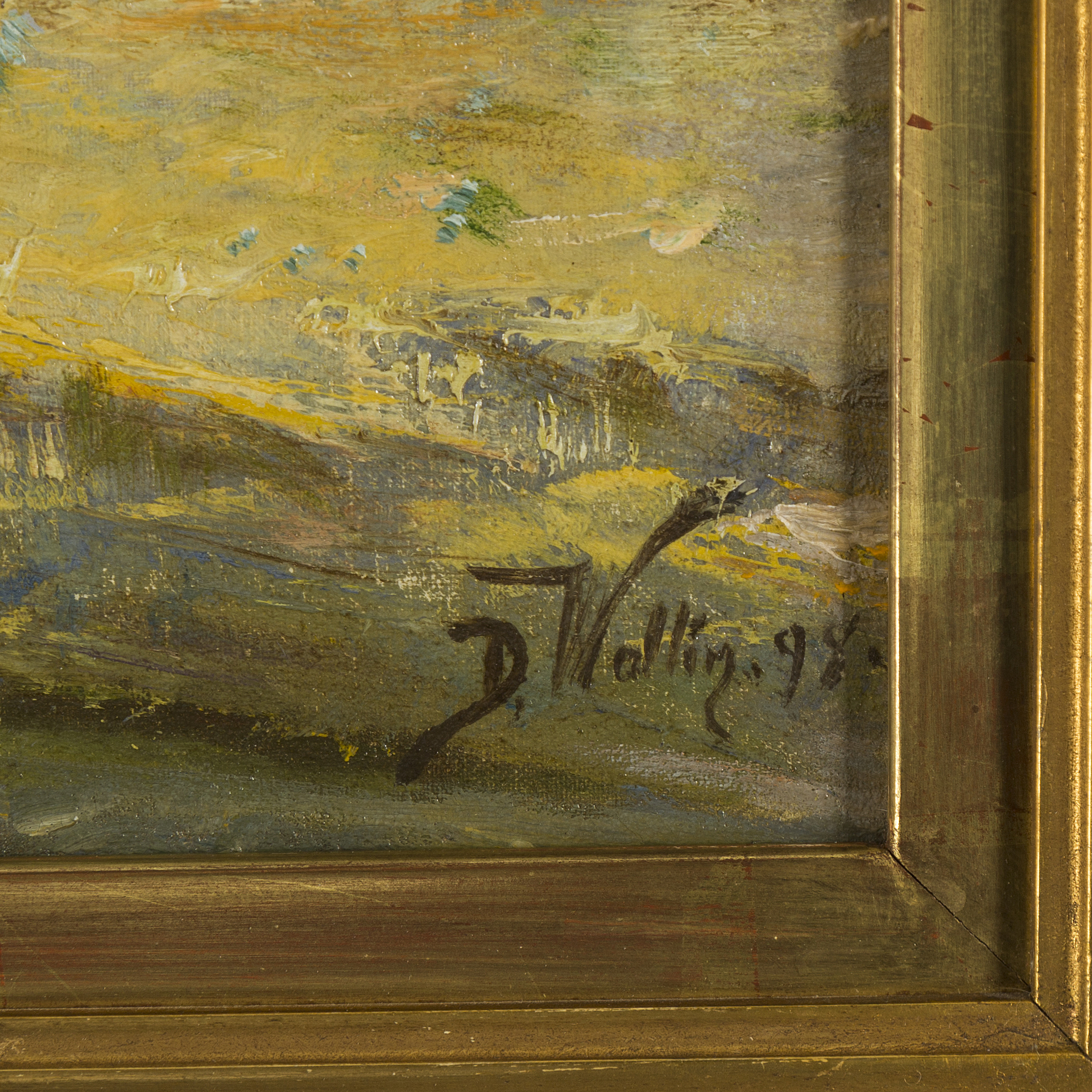 DAVID WALLIN, oil on board, signed and dated -98. - Bukowskis