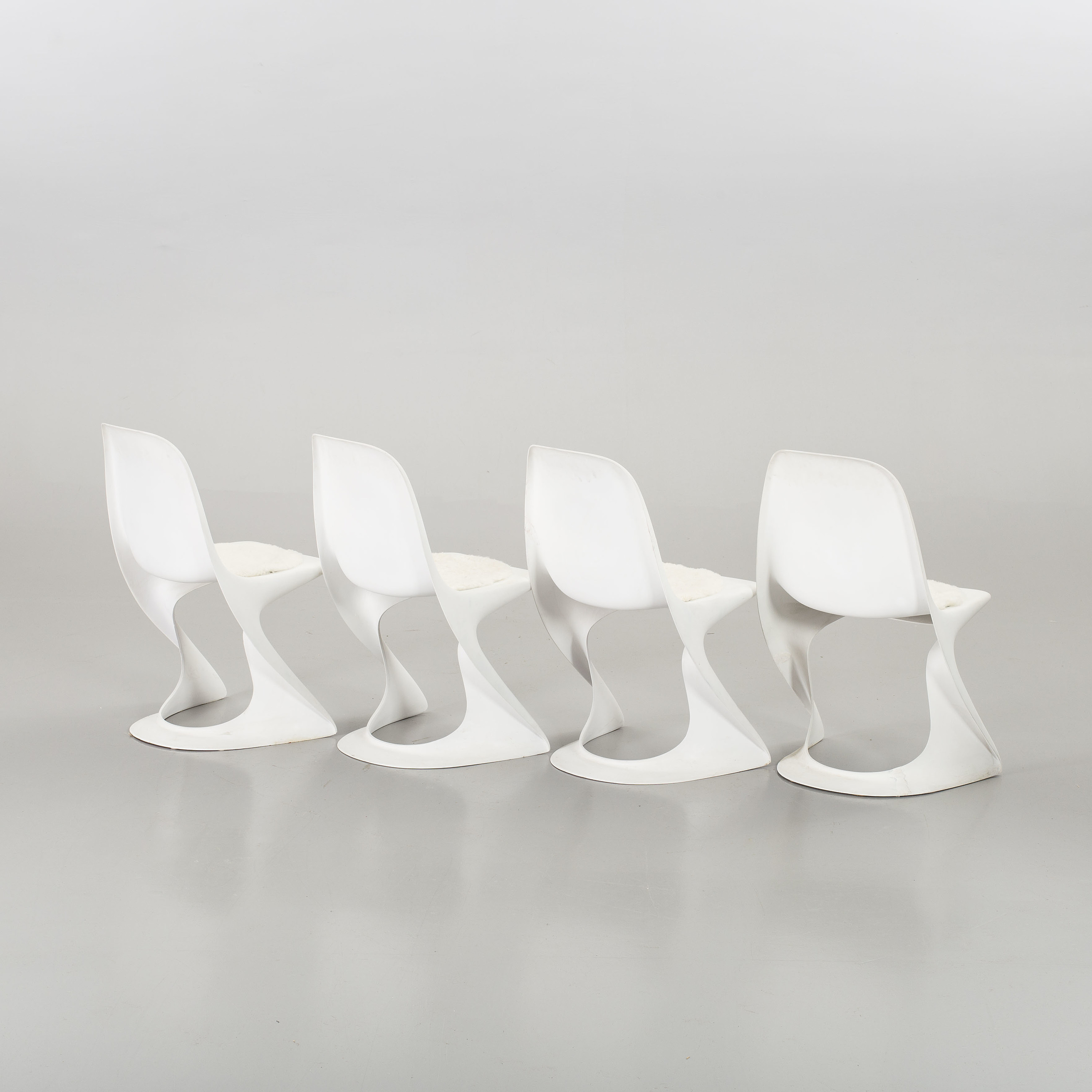 ALEXANDER BEGGE, stolar 4 st "Casalino" för Casala Tyskland 1970-tal ...