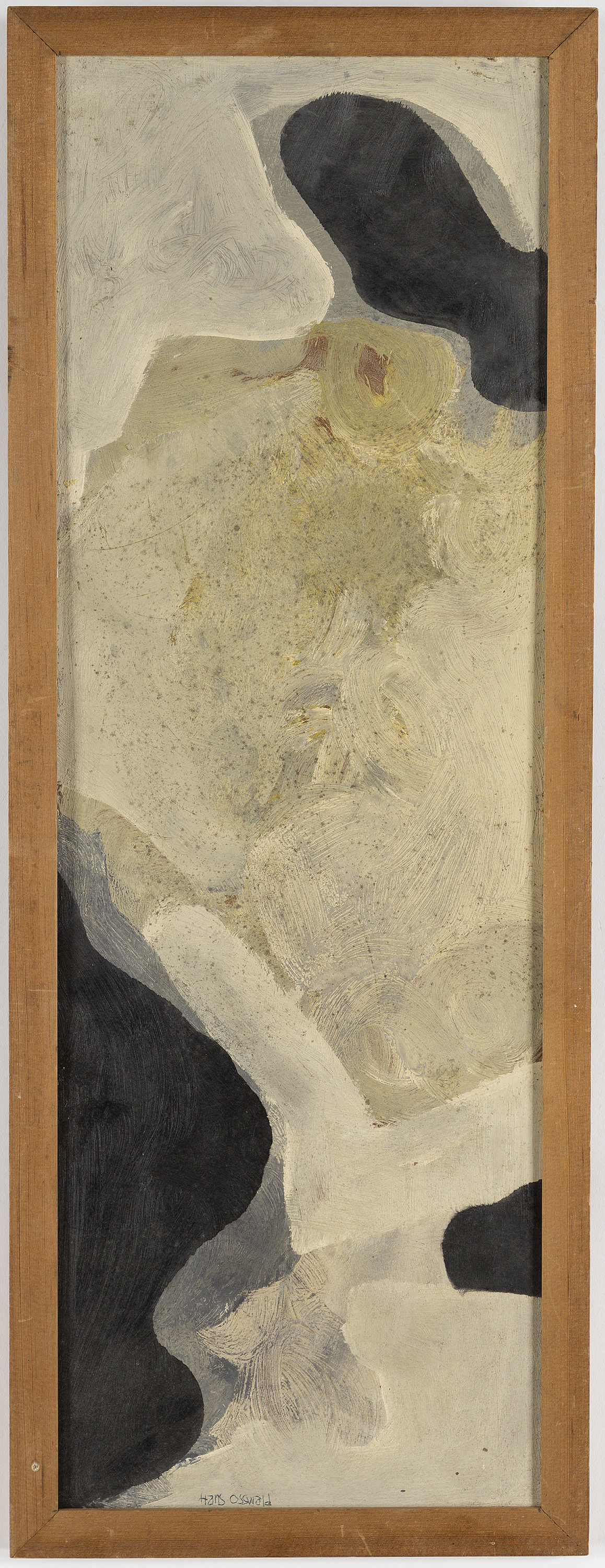 HANS OSSWALD, oil on board, signed. - Bukowskis