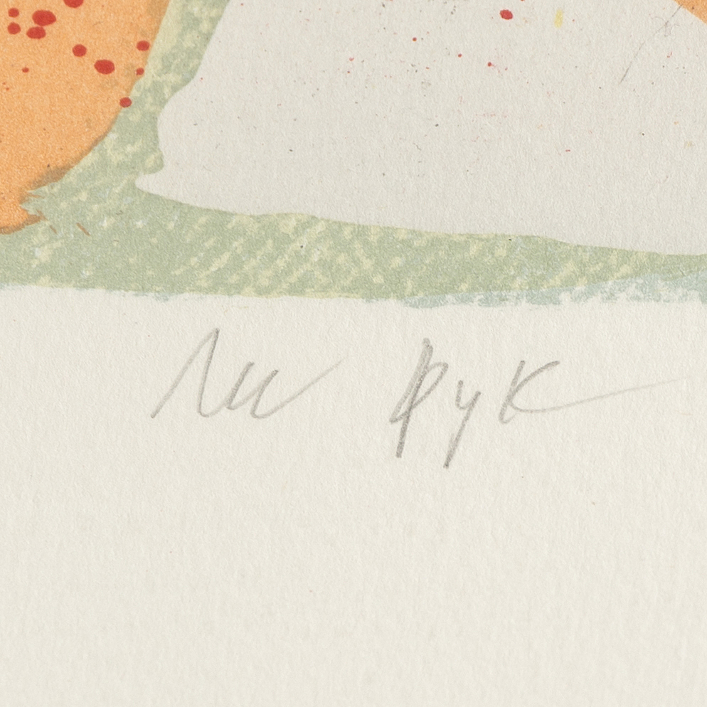 MADELEINE PYK, lithograph in colours, signed 26/280. - Bukowskis