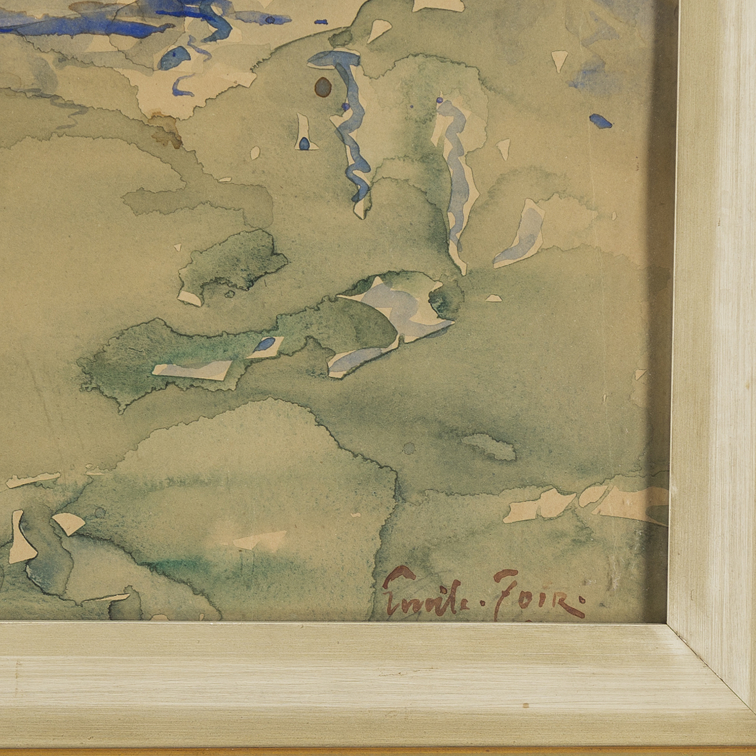 EMILE ZOIR, water colour, signed. - Bukowskis