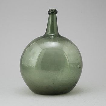 FLASKA, glas, 1700-tal. - Bukowskis
