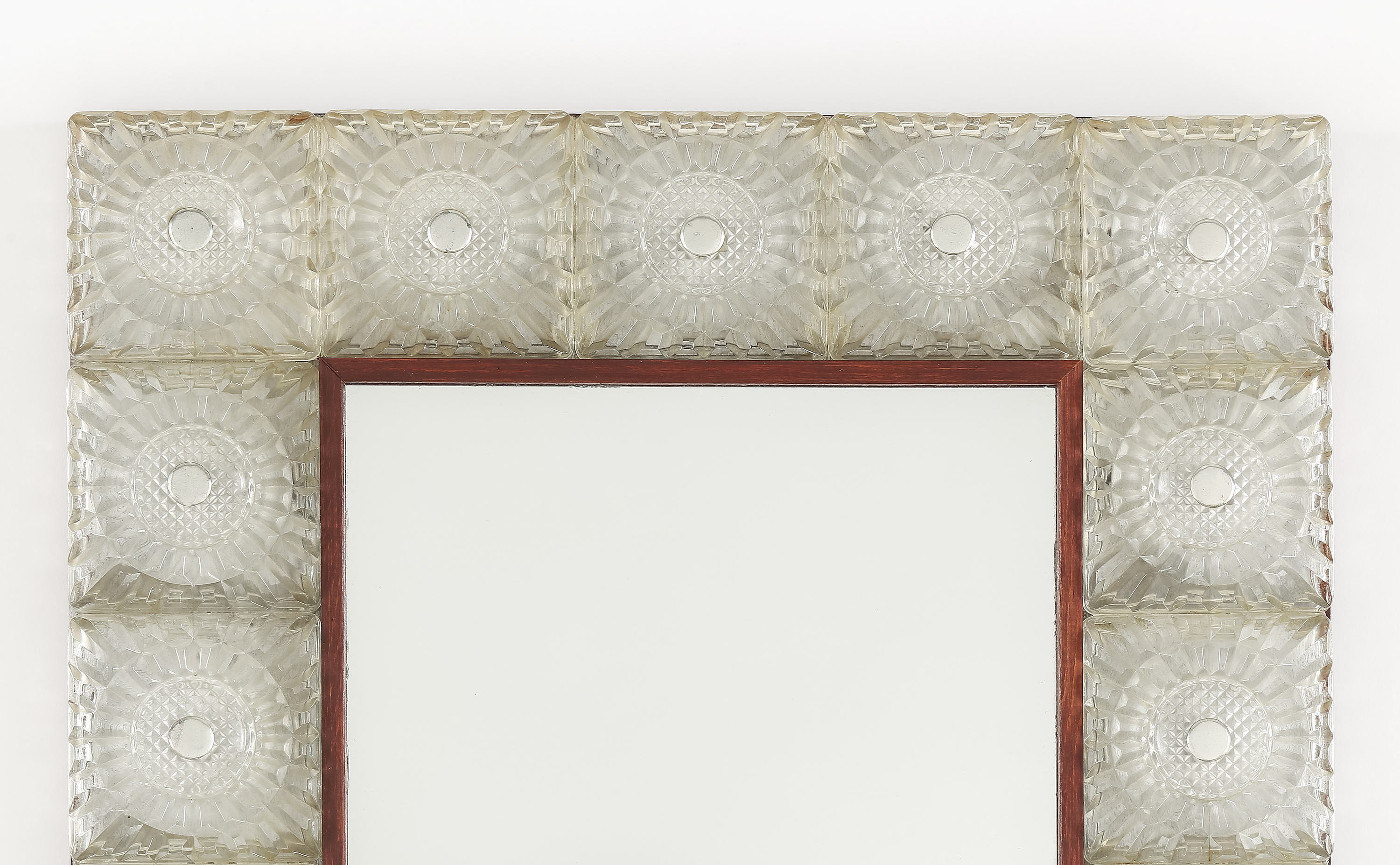 A 1960's/70's mirror. - Bukowskis