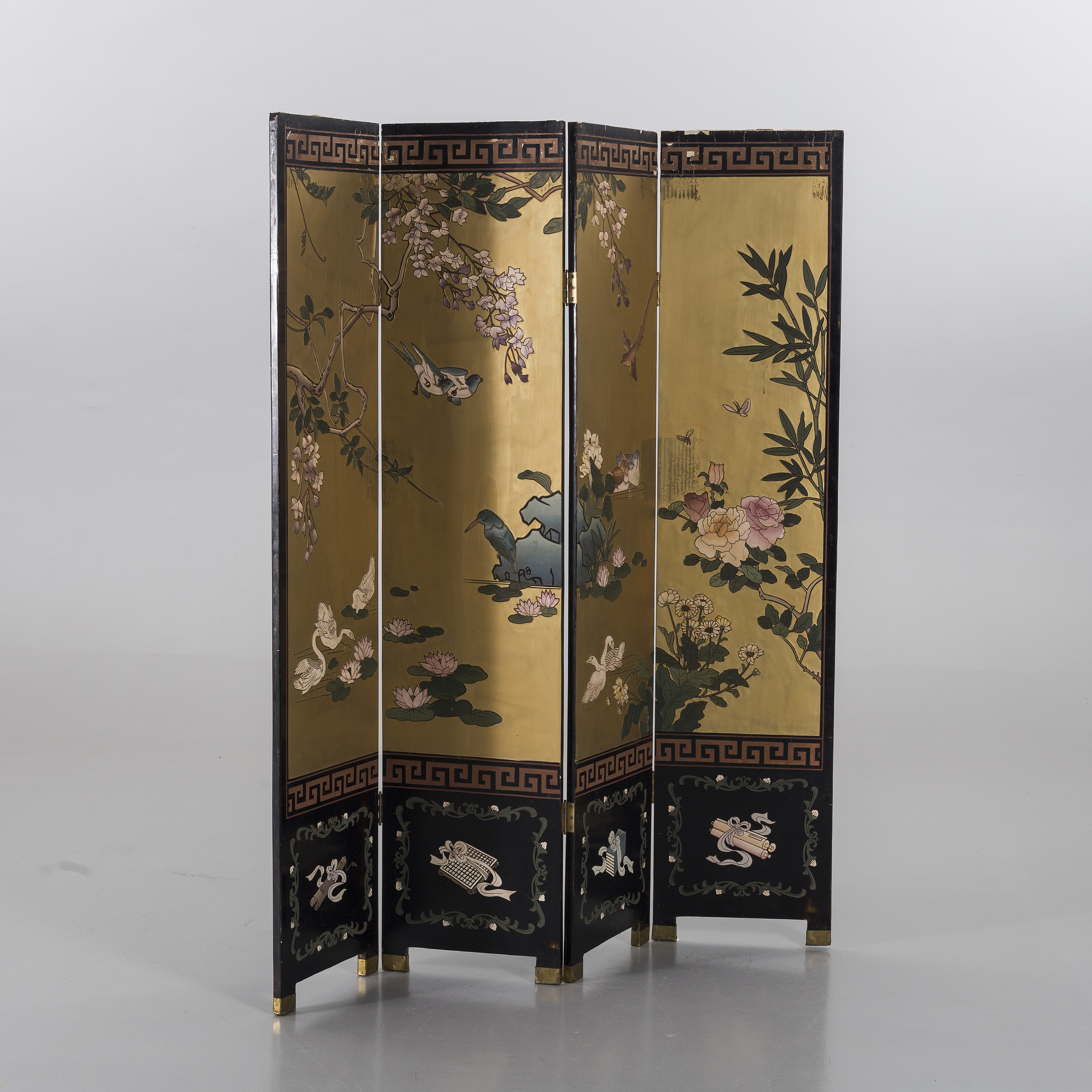 A Japanese folding screen the 20th century. - Bukowskis