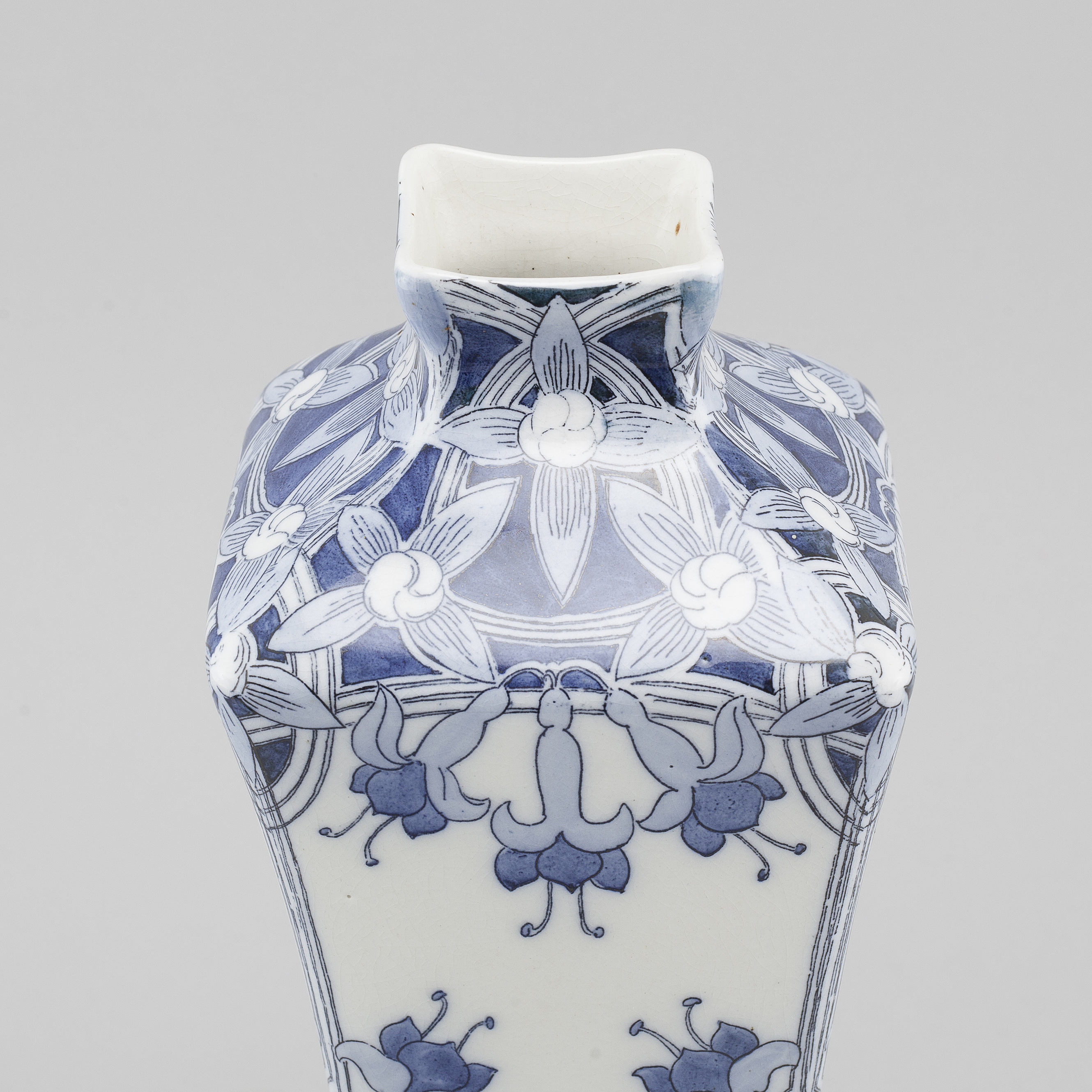 ALF WALLANDER, a jugend eartheware vase for Rörstrand, around the year ...