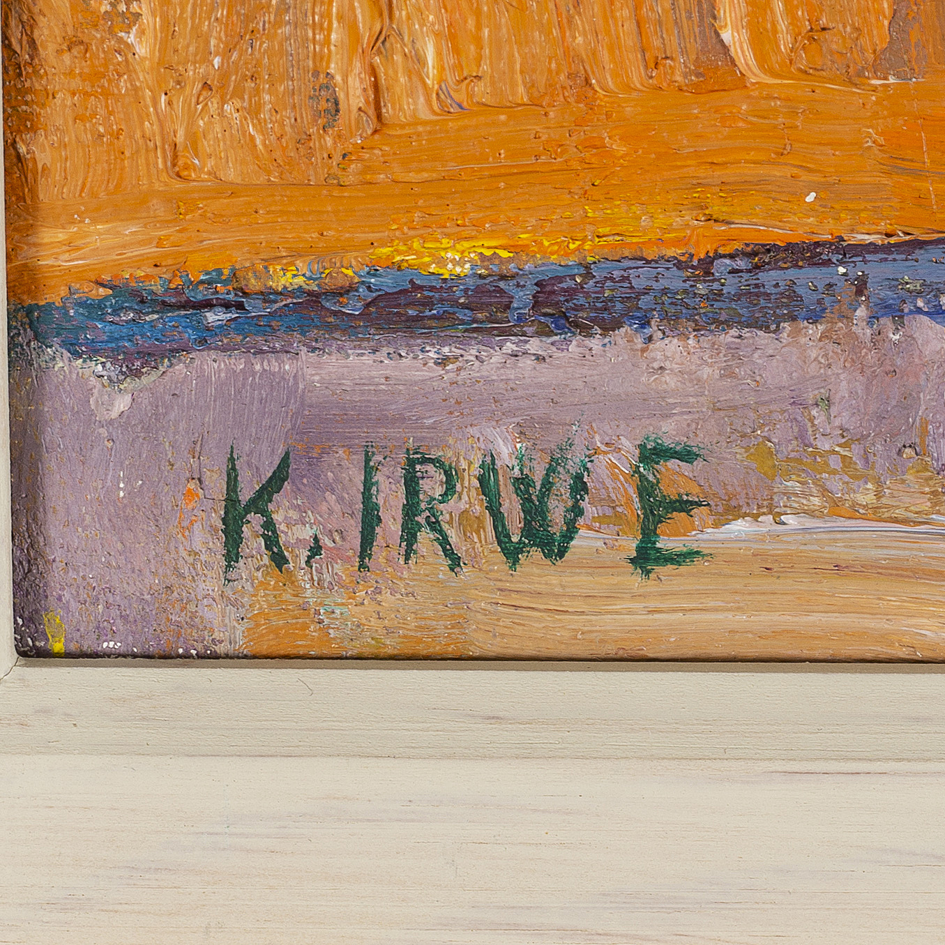 KNUT IRWE, oil on canvas, signed. - Bukowskis