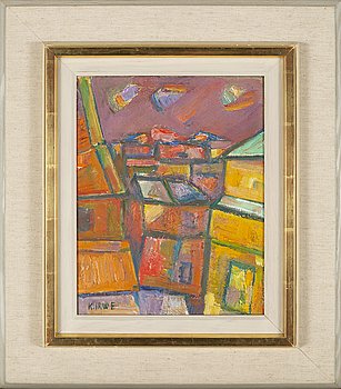 KNUT IRWE, oil on canvas, signed. - Bukowskis