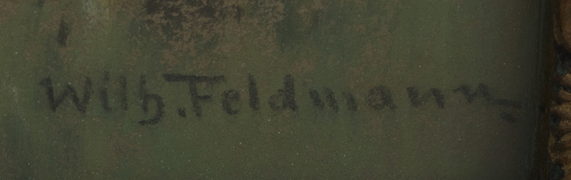 WILHELM FELDMANN, pastell, signerad. - Bukowskis