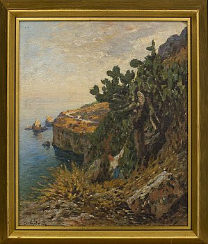 OTTO GELENG, oil on canvas, signed. - Bukowskis