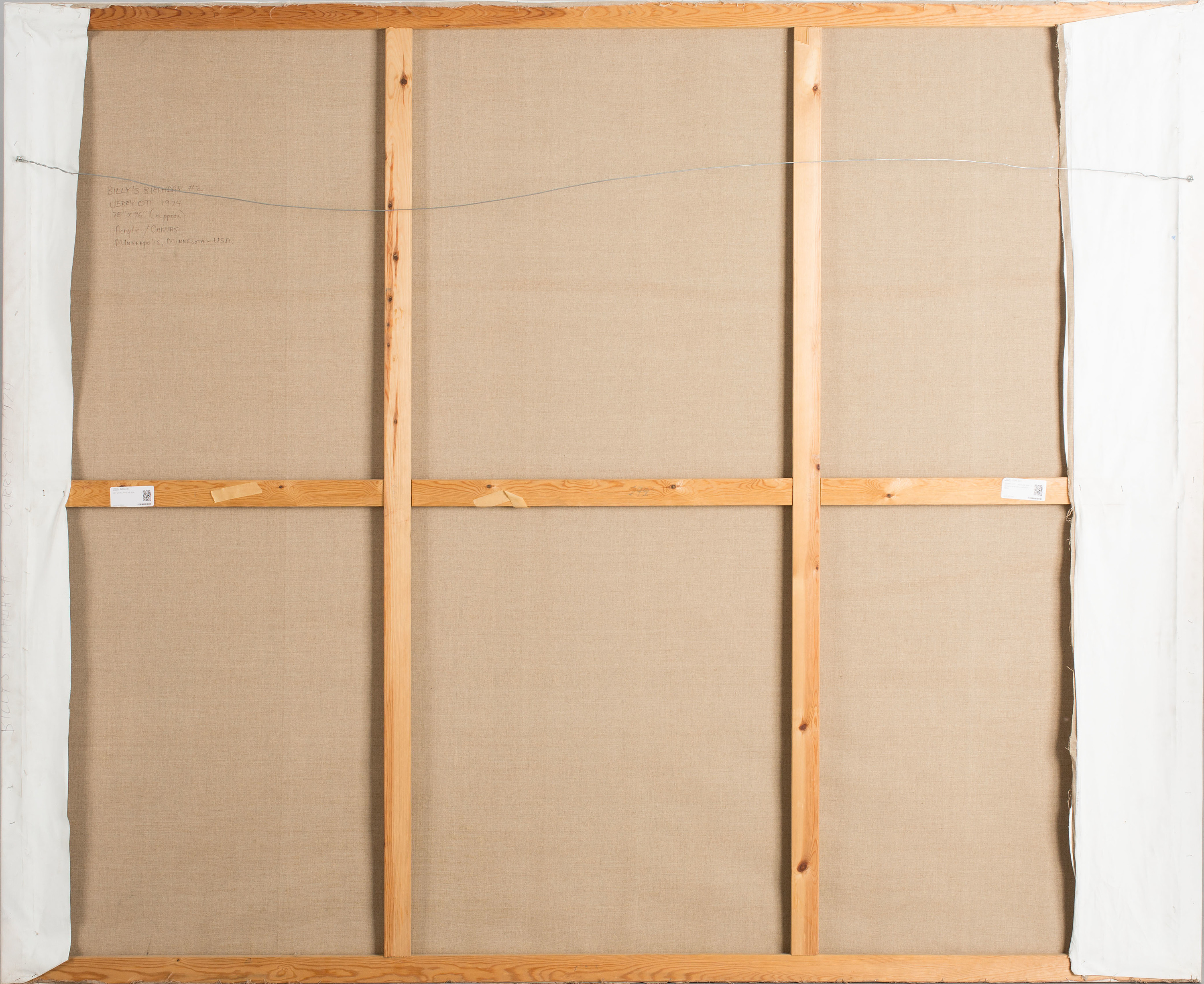 JERRY OTT, akryl på duk, a tergo signerad o daterad 1974. - Bukowskis