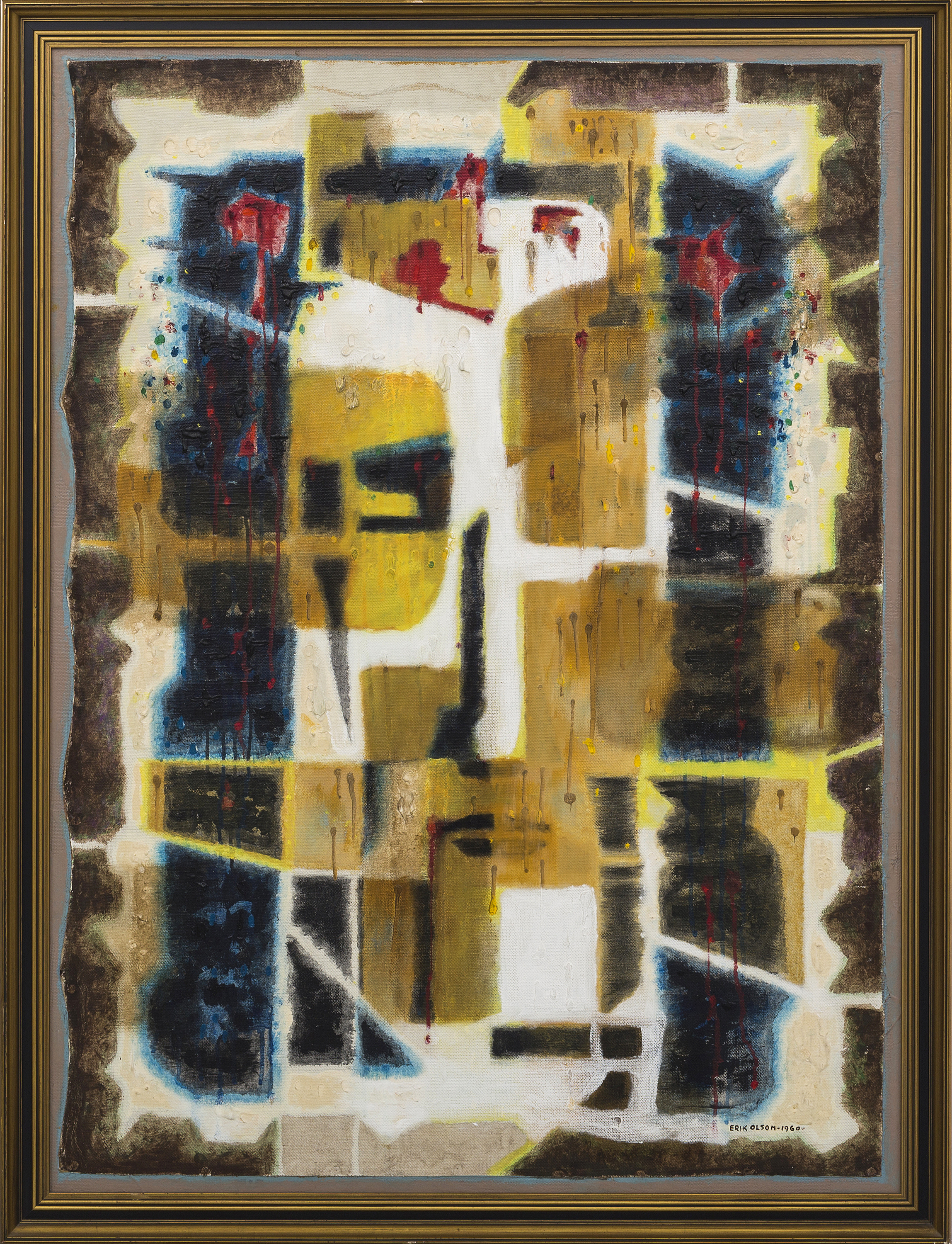 ERIK OLSON, oil on canvas, signed 1960. - Bukowskis