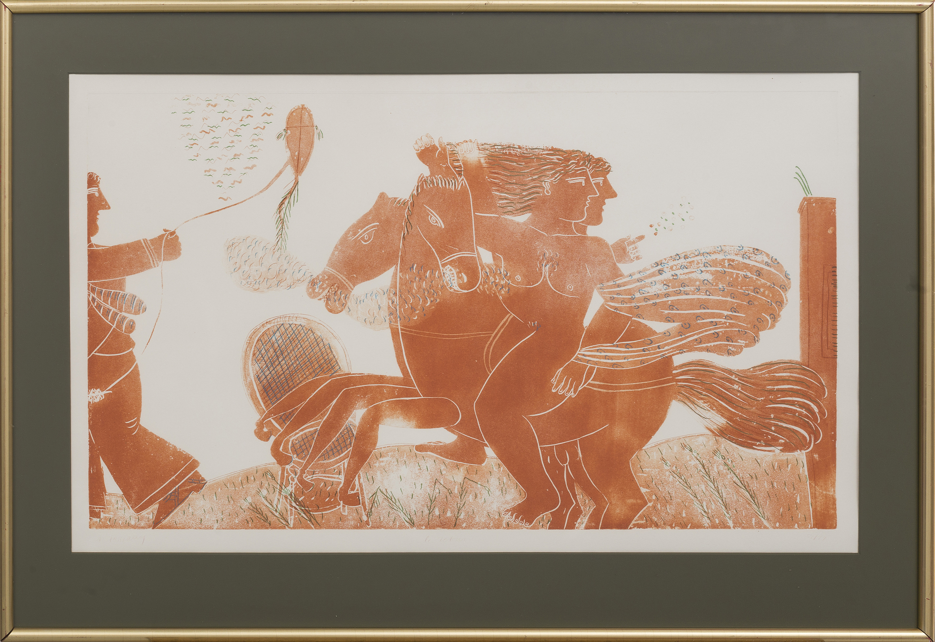 ALEXANDRE FASSIANOS, lithograph, signed and numbered 64/97. - Bukowskis